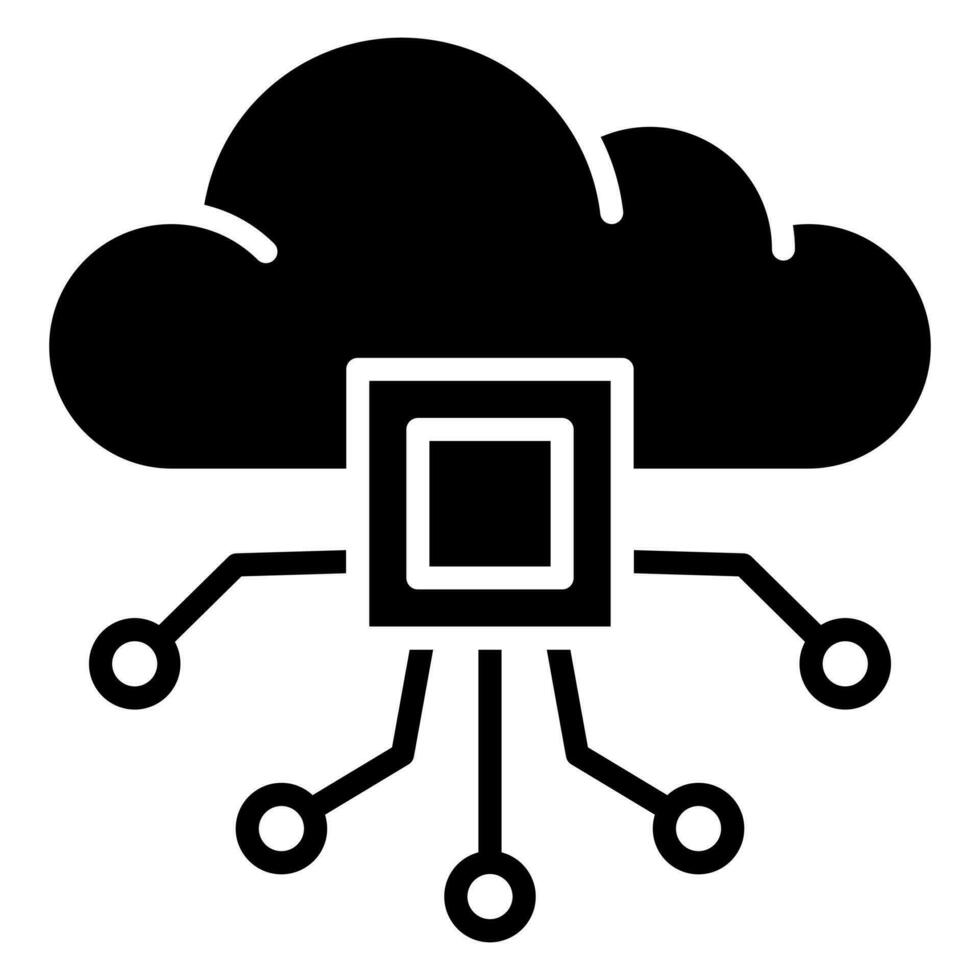 Edge Computing Icon Line Vector Illustration 36194479 Vector Art At