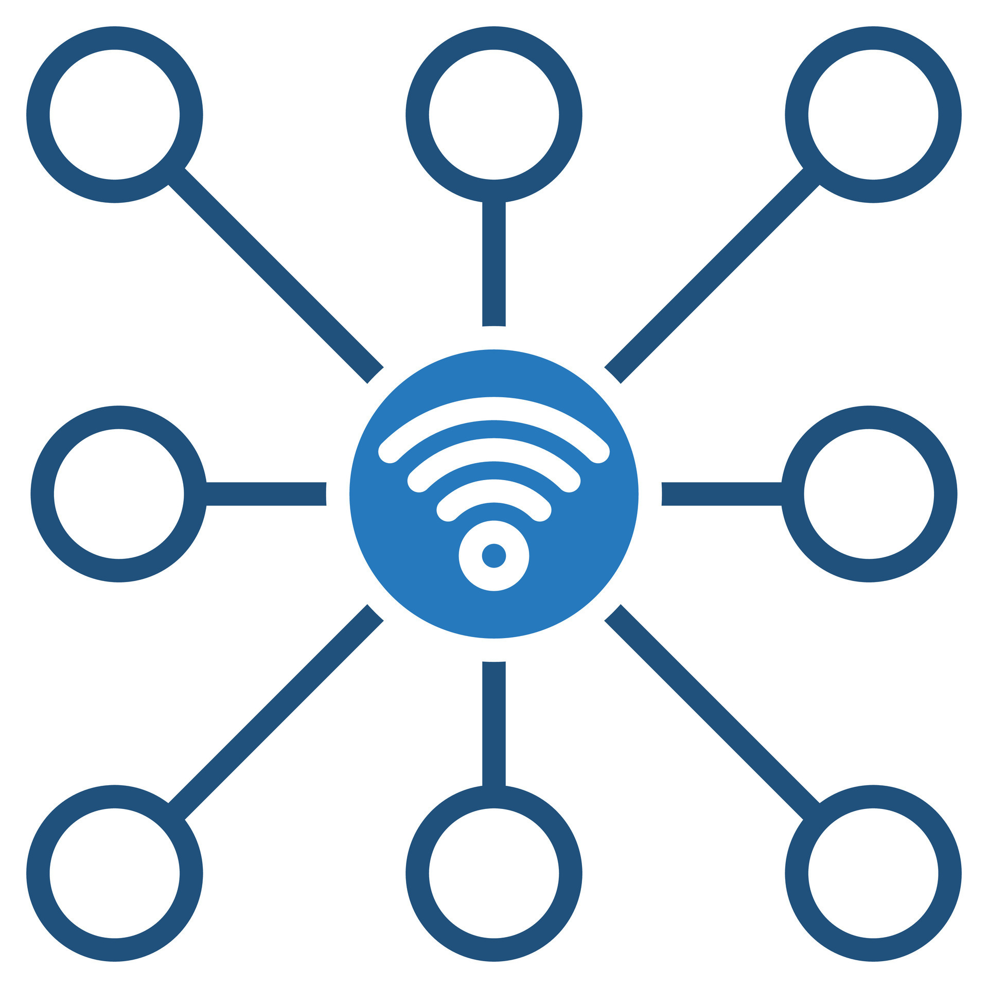 Wireless Connectivity Icon Line Vector Illustration 36194491 Vector Art At Vecteezy