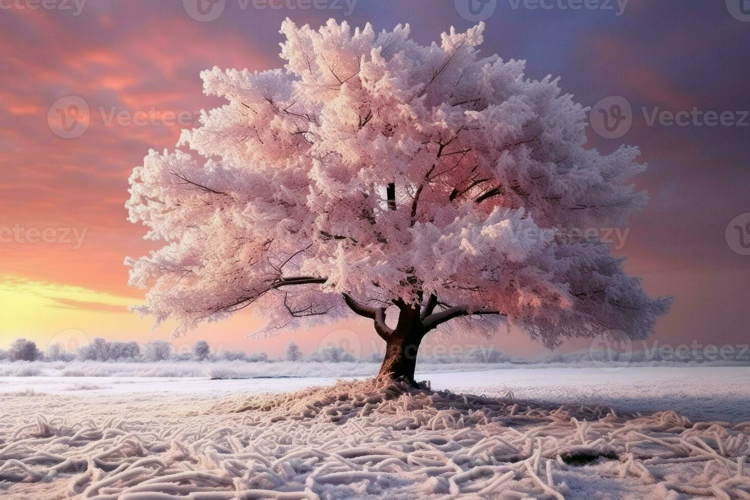 AI generated Snow-Covered Landscapes - Generative AI 36197679 Stock ...