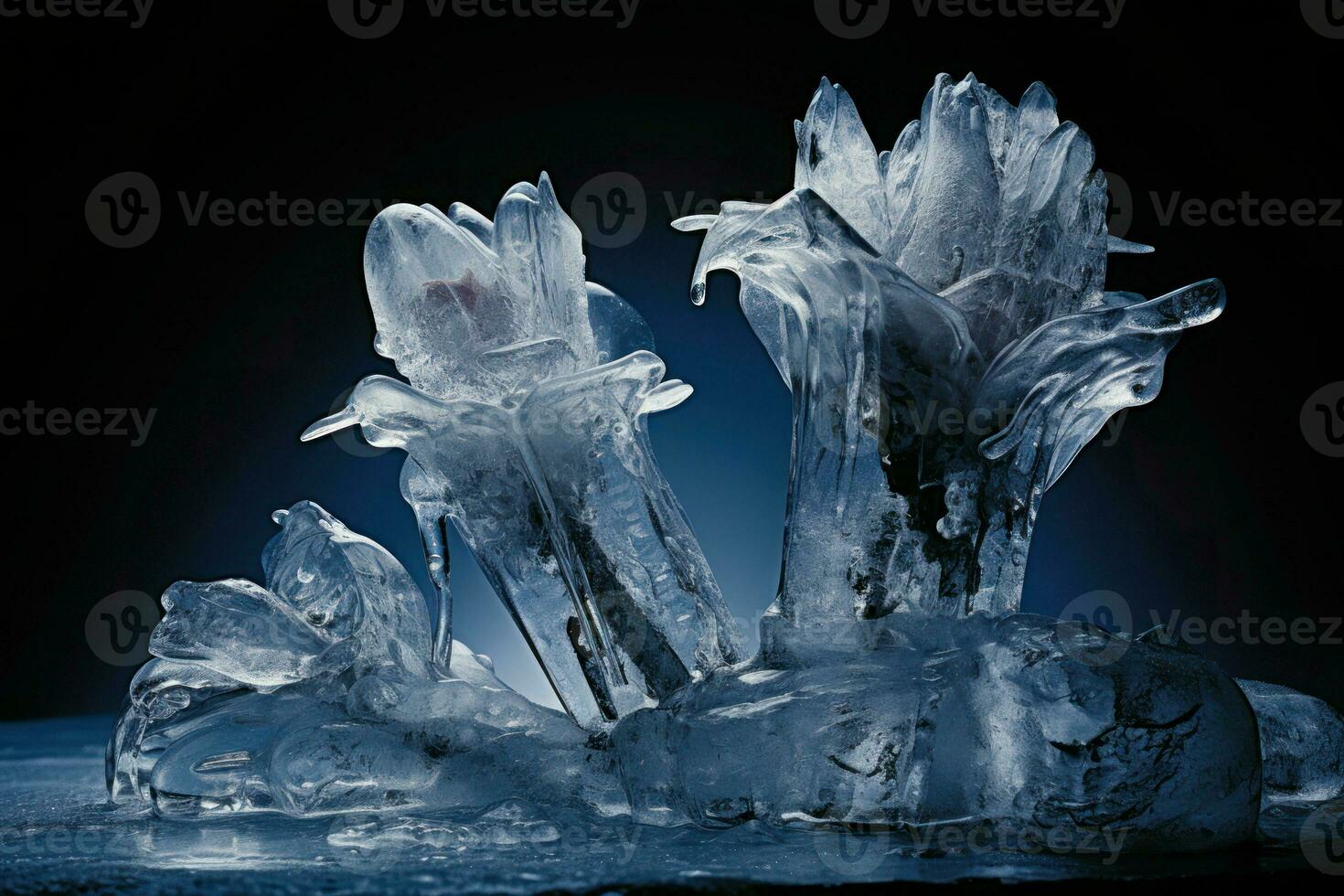 AI generated Ice Sculptures - Generative AI 36201514 Stock Photo at ...