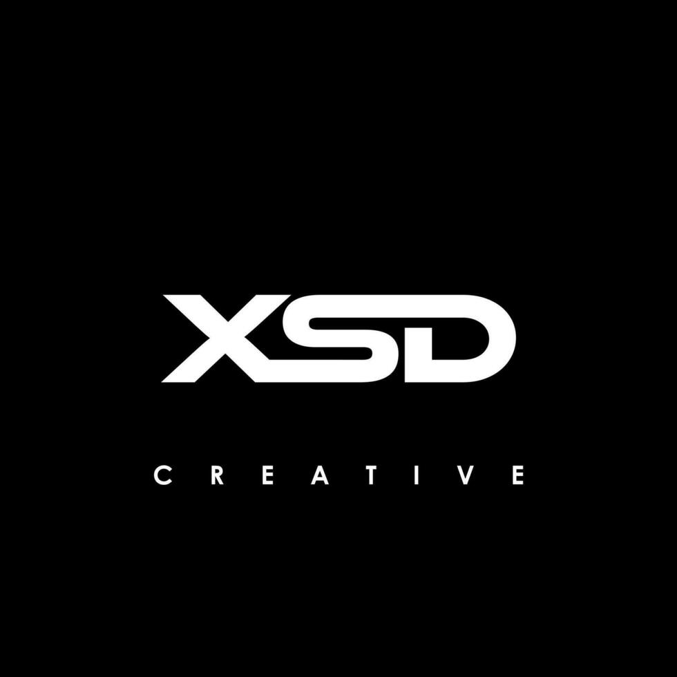 xsd letra inicial logo diseño modelo vector ilustración 36205519 Vector en Vecteezy