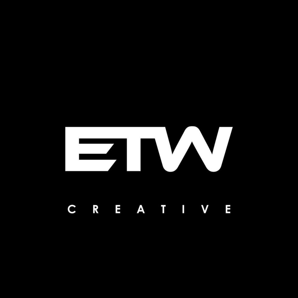 ETW Letter Initial Logo Design Template Vector Illustration 36207198 Vector Art at Vecteezy