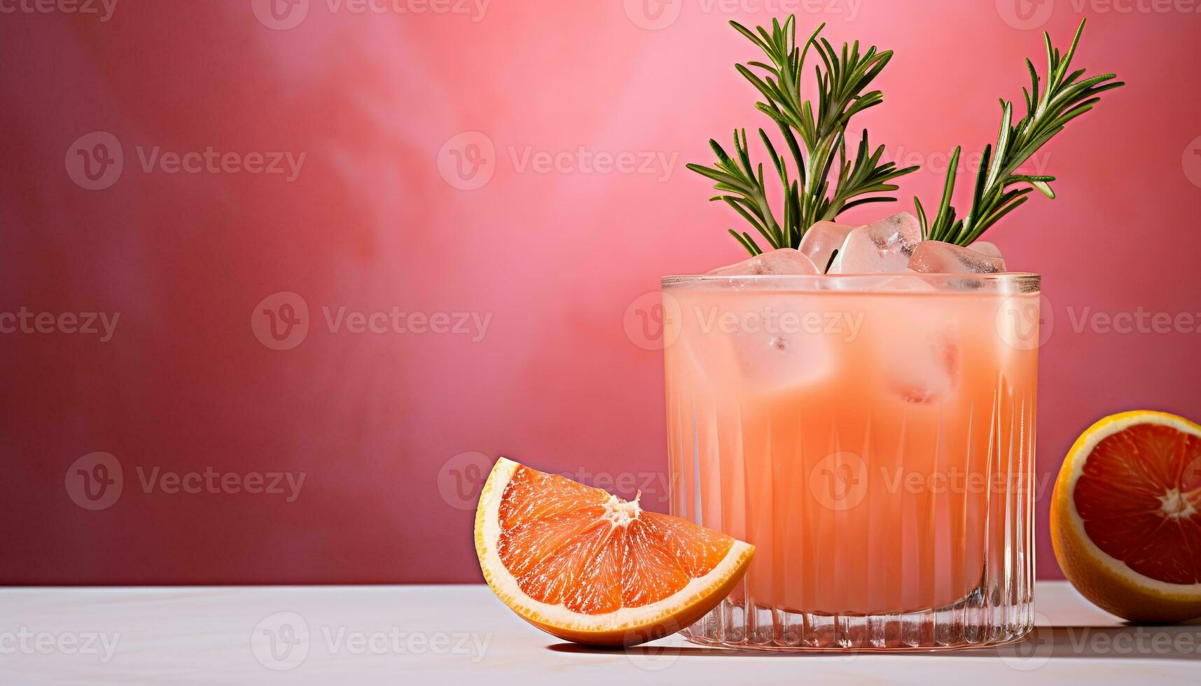 AI generated Refreshing citrus cocktail on wooden table, summer vibes generated by AI 36210634 ...