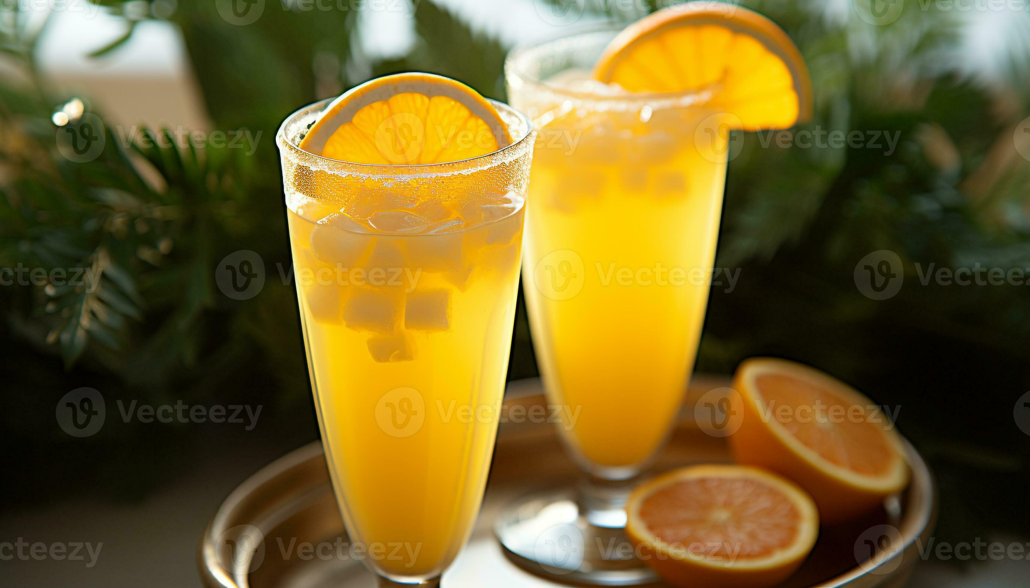 AI generated Refreshing citrus cocktail on table, perfect for summer generated by AI 36210672 ...