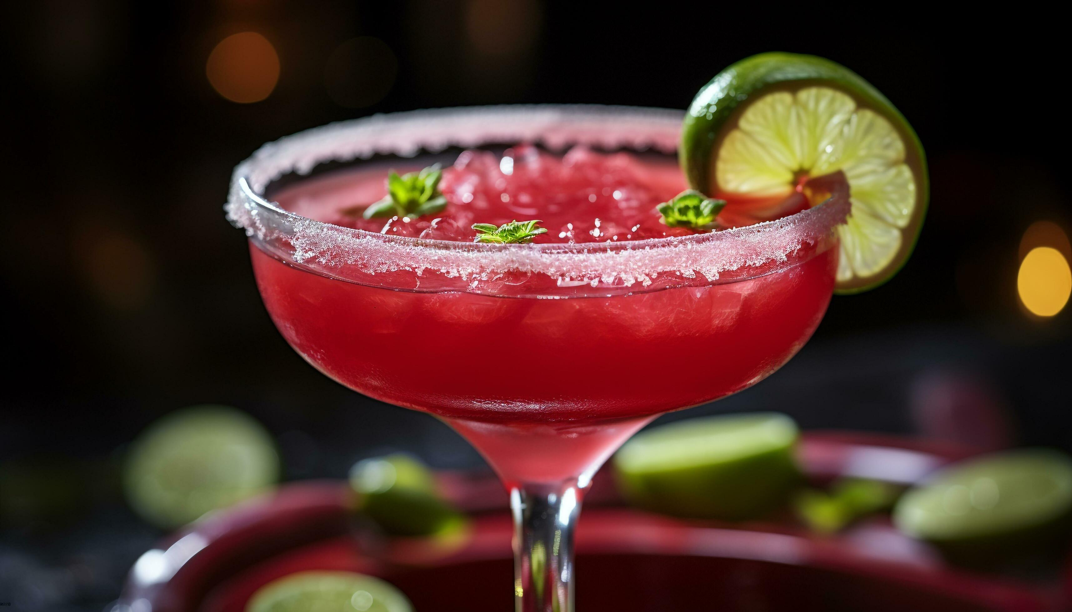 AI generated Refreshing cocktail with fresh fruit and ice generated by AI 36210751 Stock Photo ...