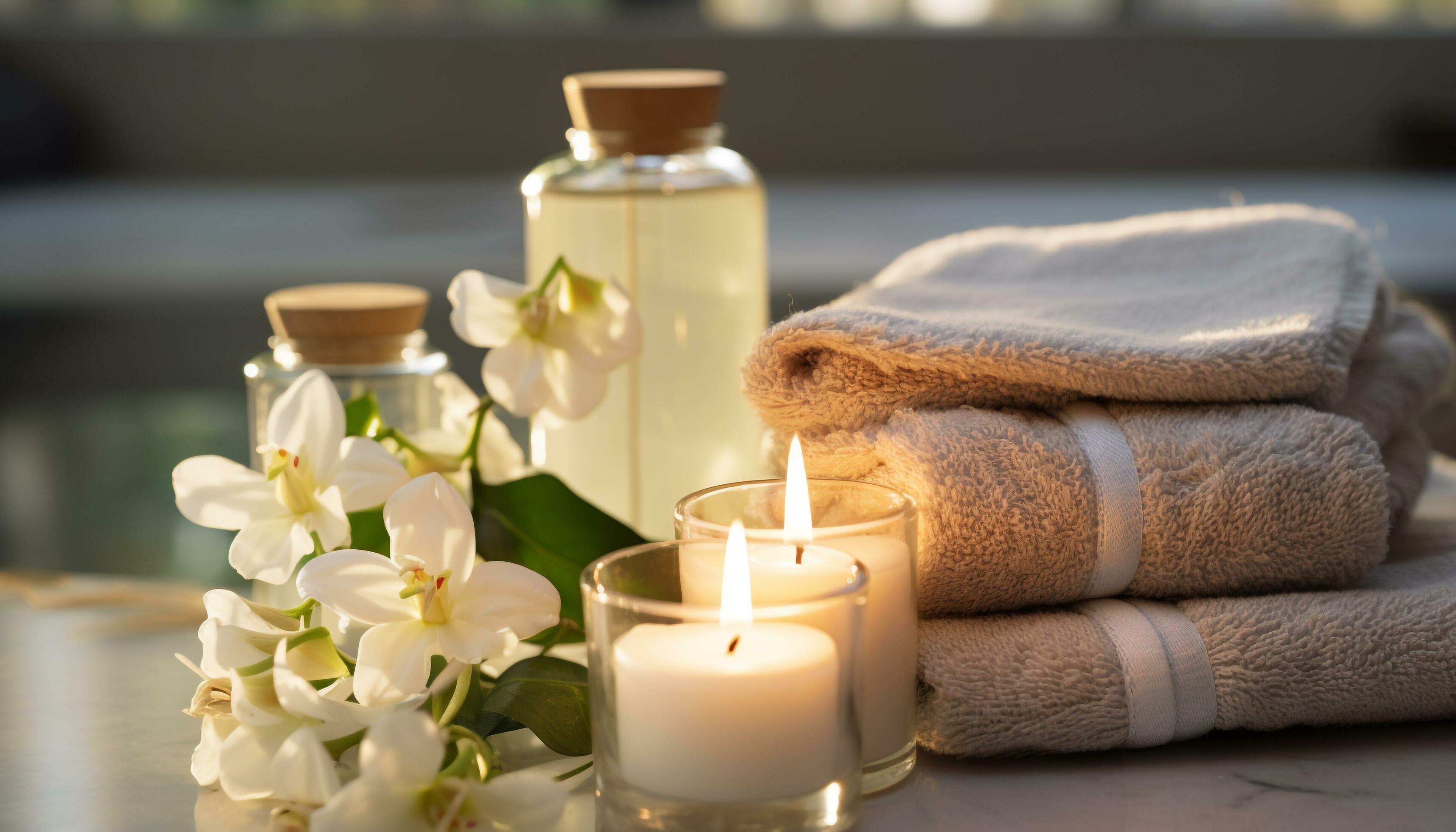 Ai Generated Relaxation And Pampering In A Luxurious Health Spa Generated By Ai 36212690 Stock
