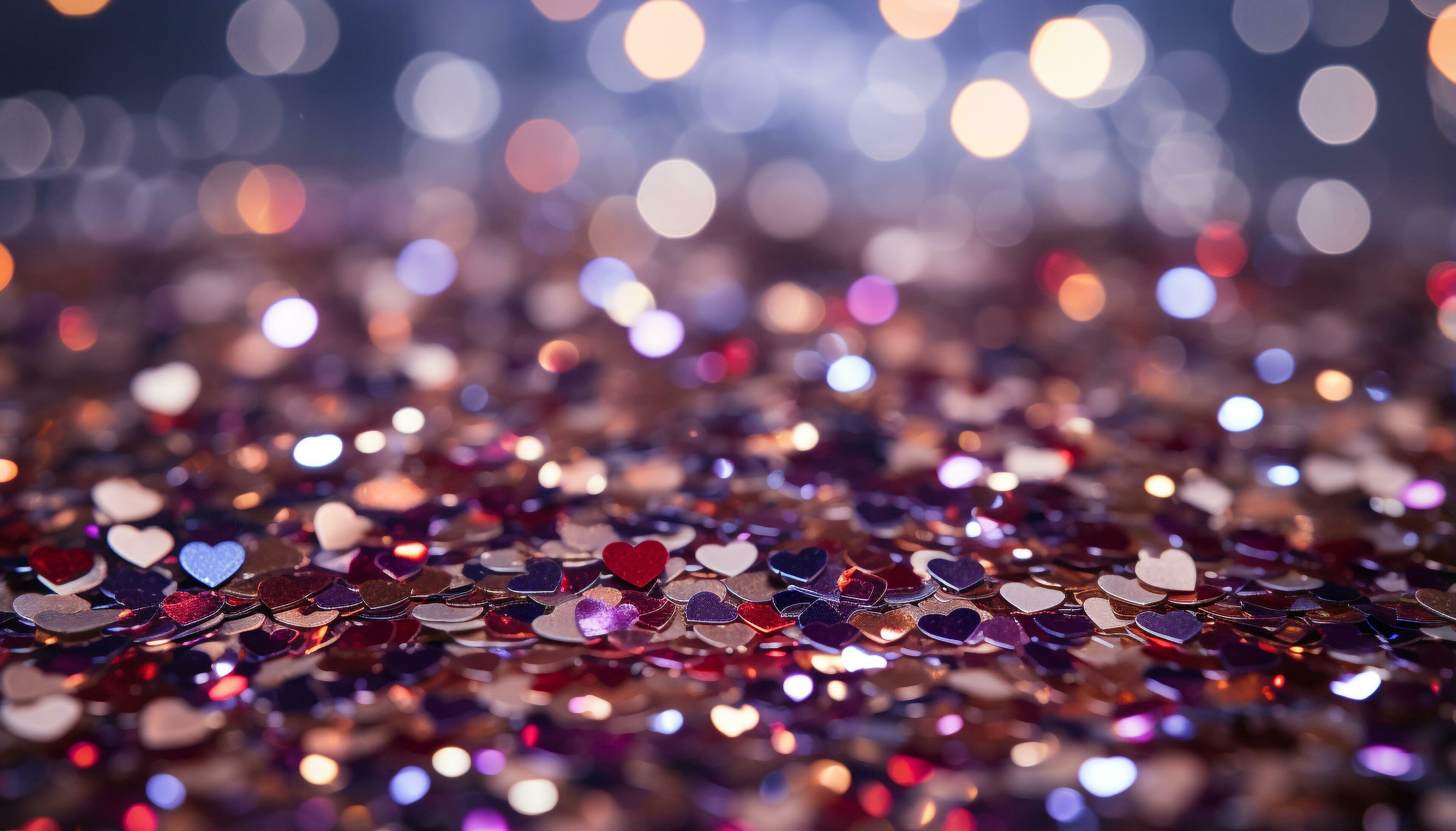 AI generated Shiny, multi colored confetti brightens the celebration generated by AI 36214084 ...