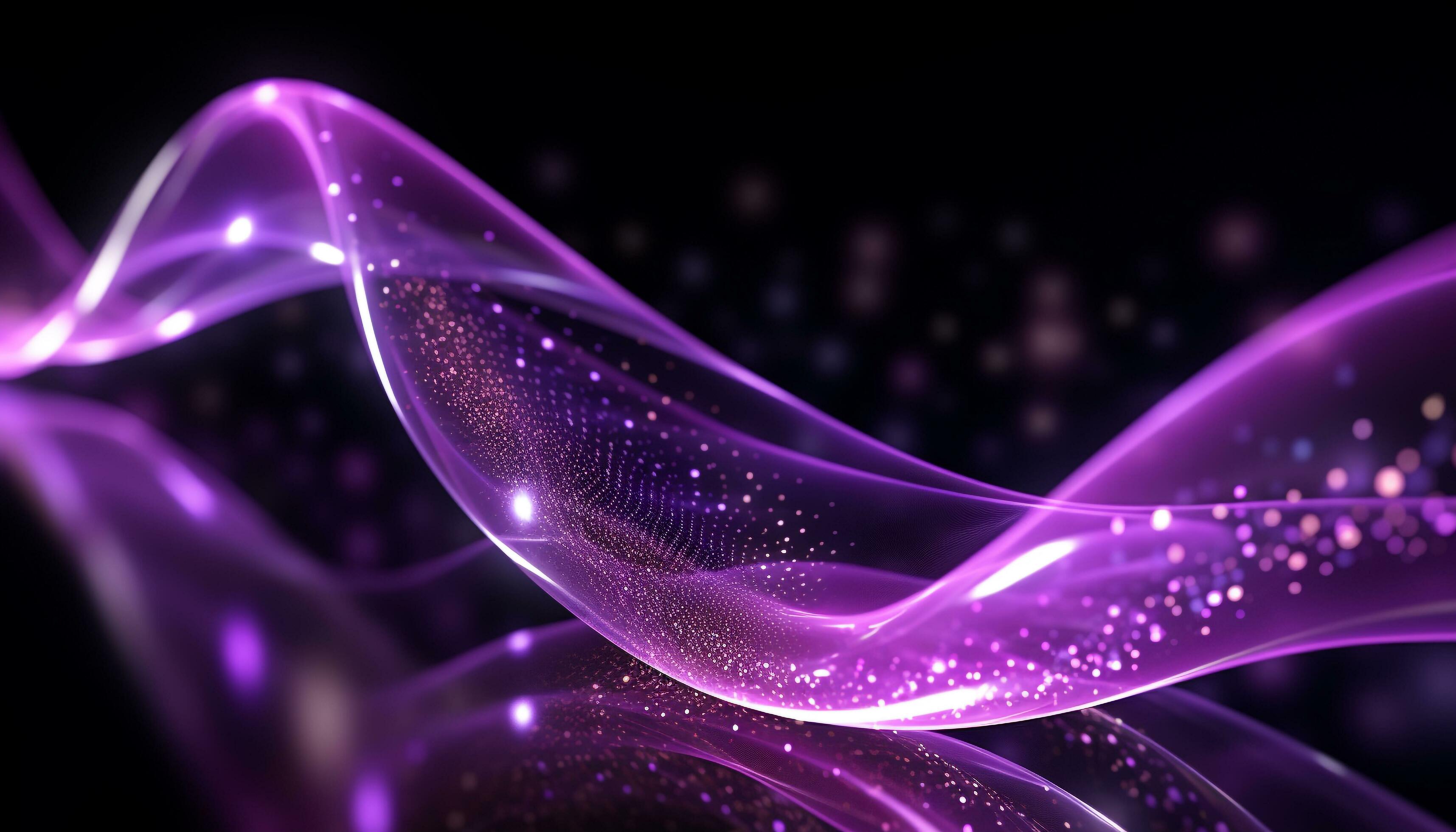 Ai Generated Abstract Wave Pattern In Vibrant Colors Digitally