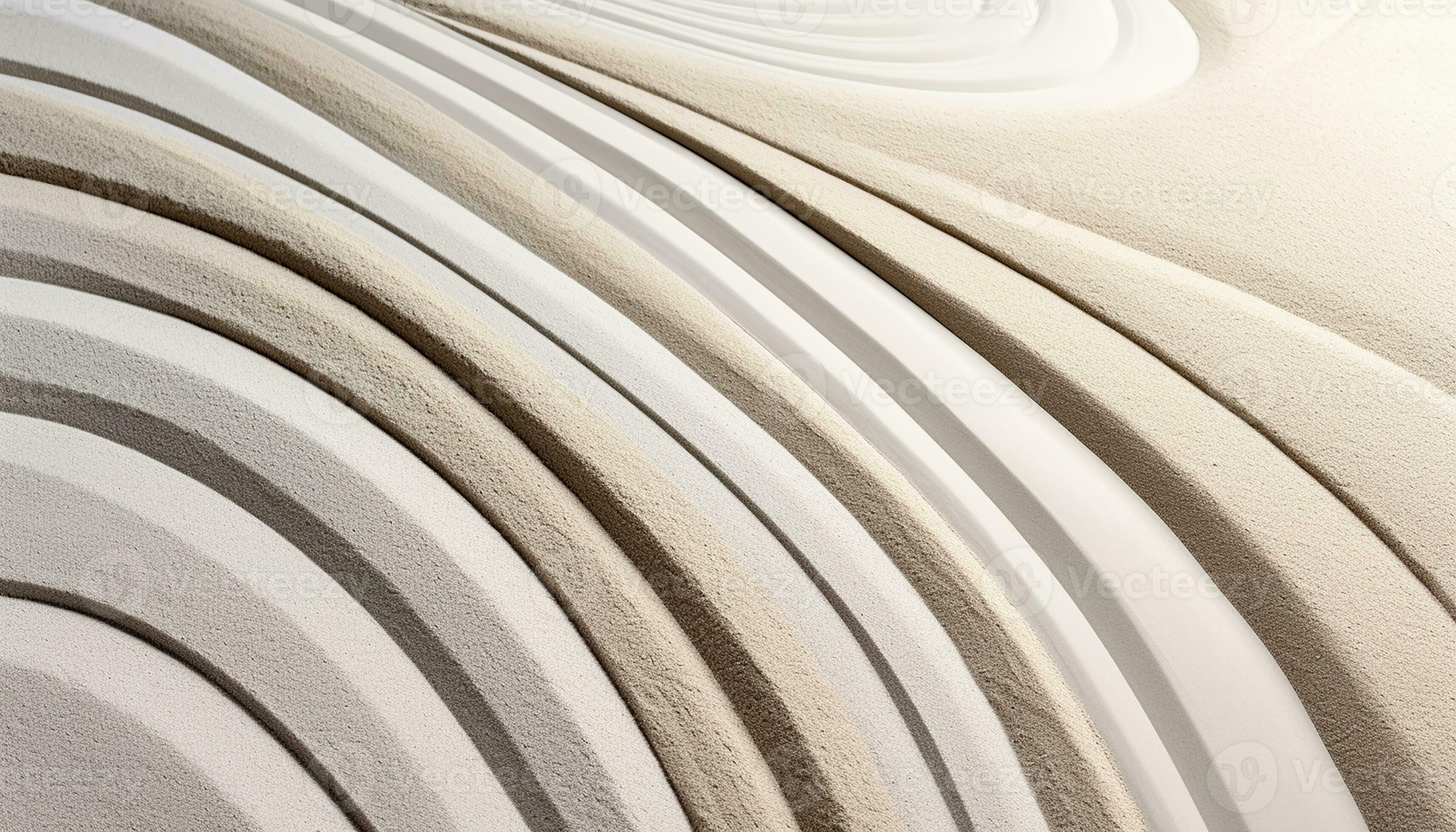 Ai Generated Abstract Wave Pattern On Striped Backdrop Modern Design