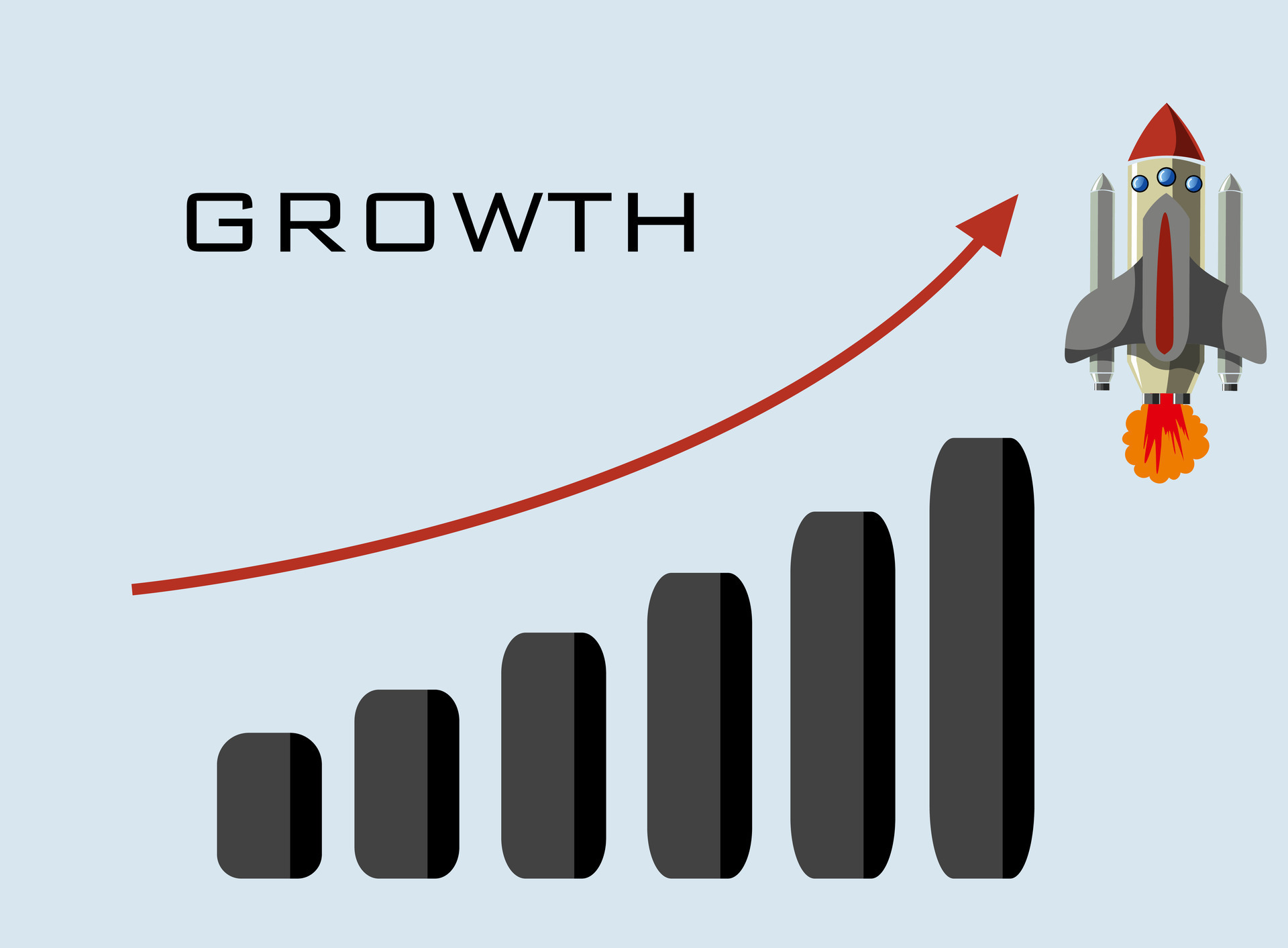 Exponential Growth Of Investment Income Increase Of Compound Interest