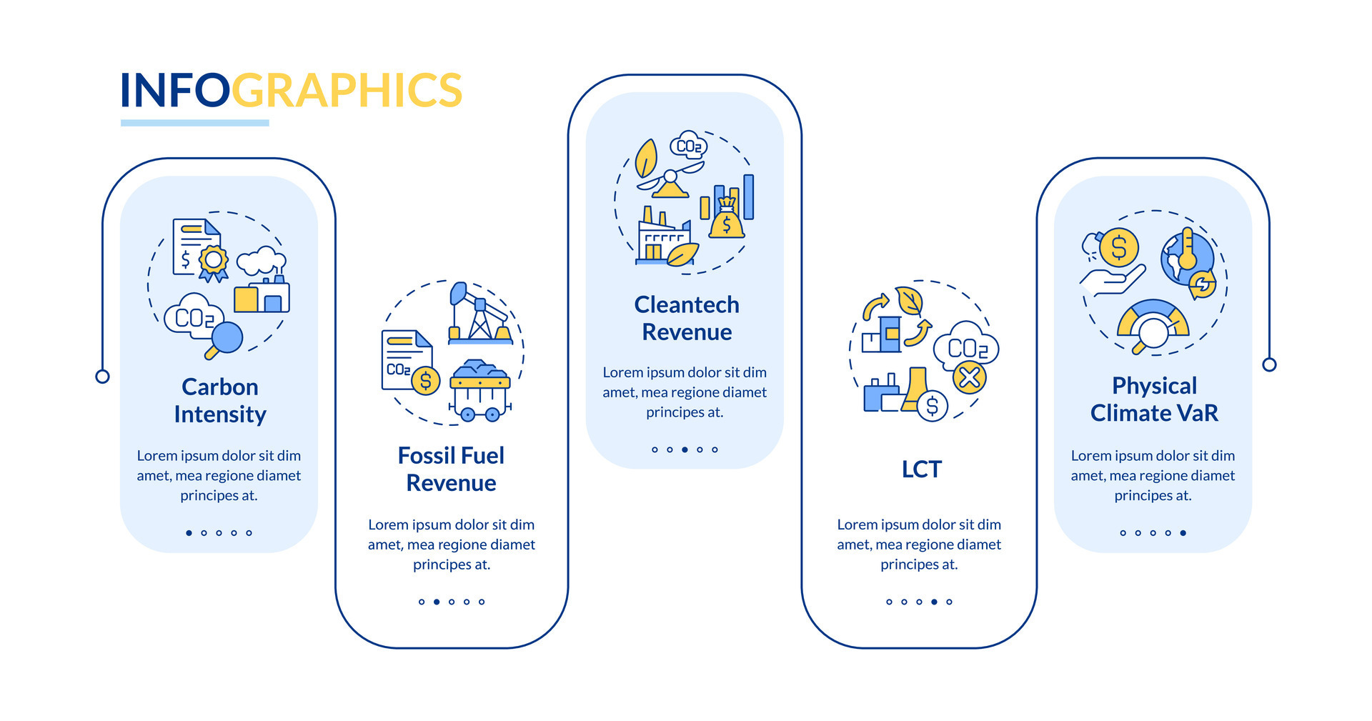 2D climate metrics vector infographics template with simple linear ... 2D climate metrics vector infographics template with simple linear ...