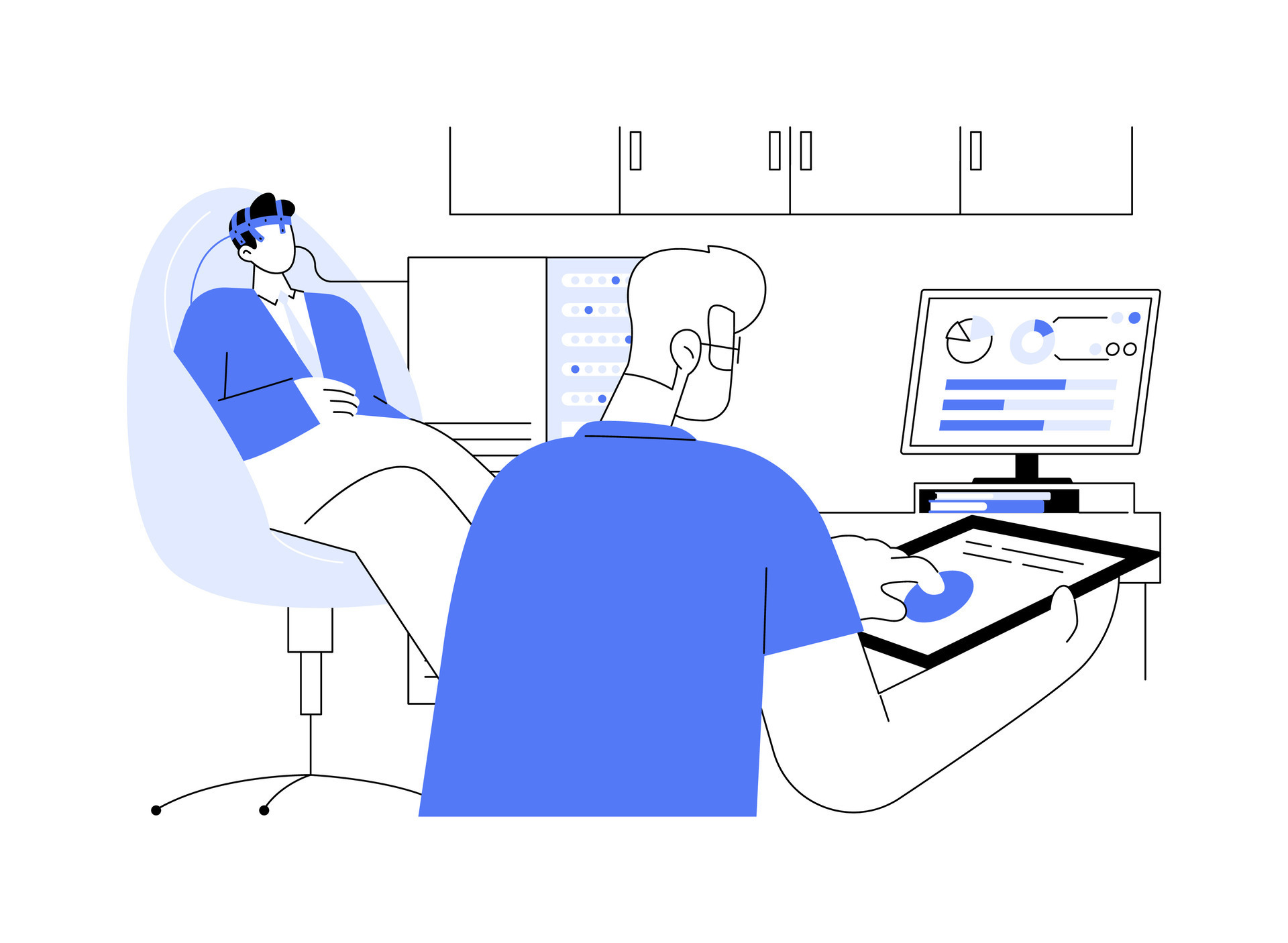 Brain Computer Interface Development Abstract Concept Vector Illustration 36231344 Vector Art