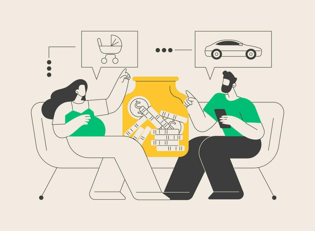 Family budget planning abstract concept vector illustration. 36231346 ... Family budget planning abstract concept vector illustration. 36231346 ...