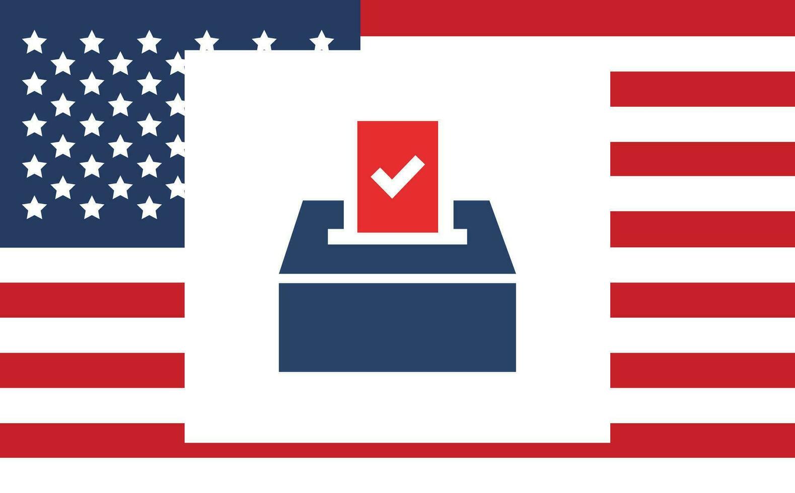 2024 Presidential election day in USA, november 5, card design. Vote ...