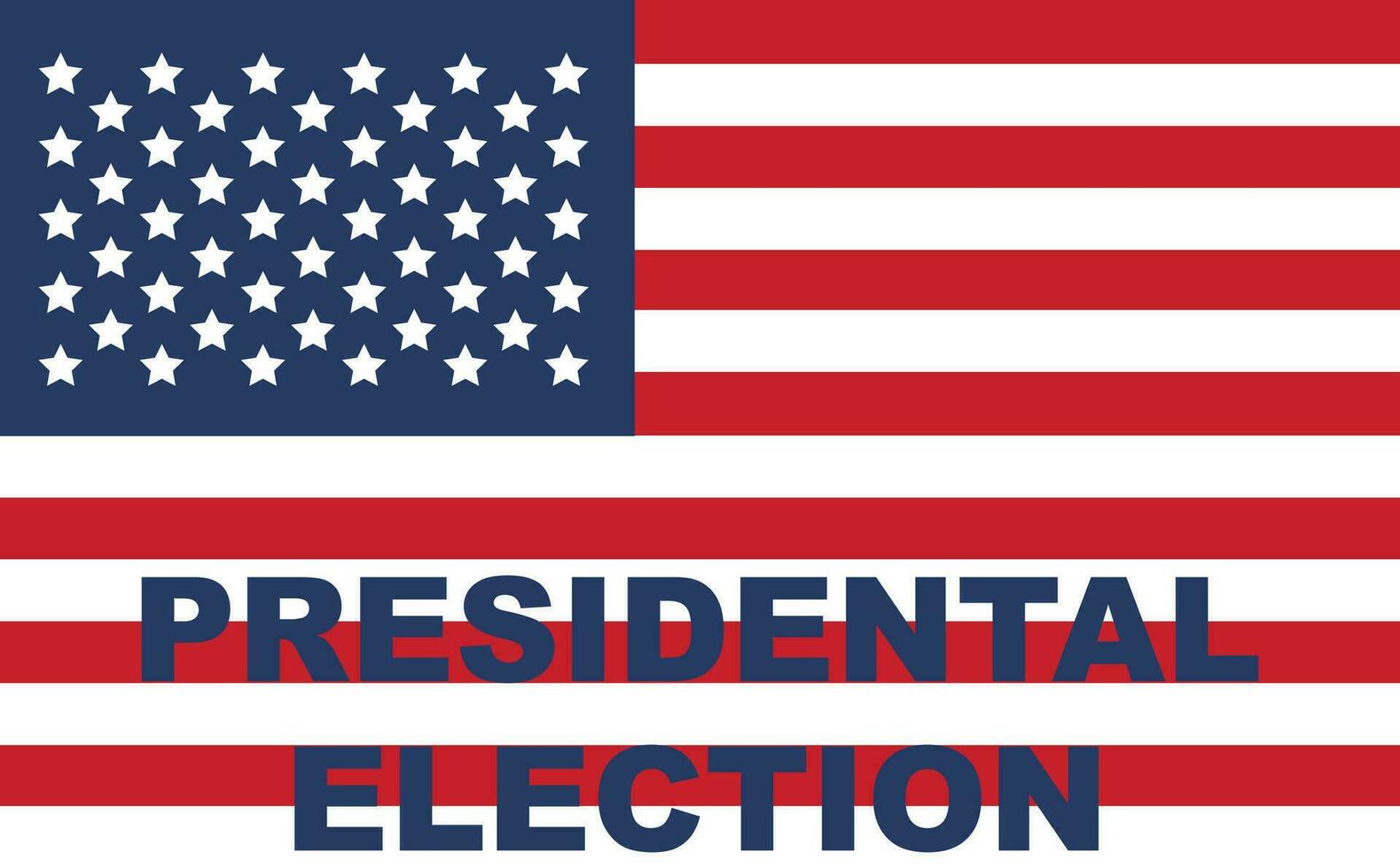 2024 Presidential election day in USA, november 5, card design. Vote ...