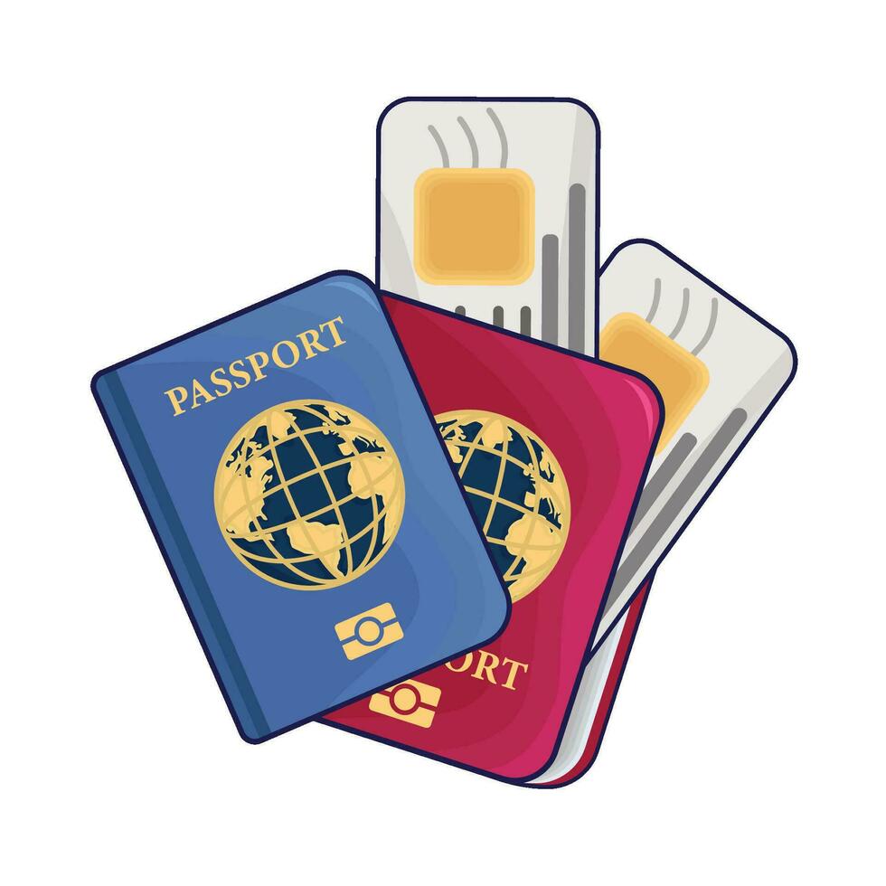 Illustration Of Passport 36232961 Vector Art At Vecteezy