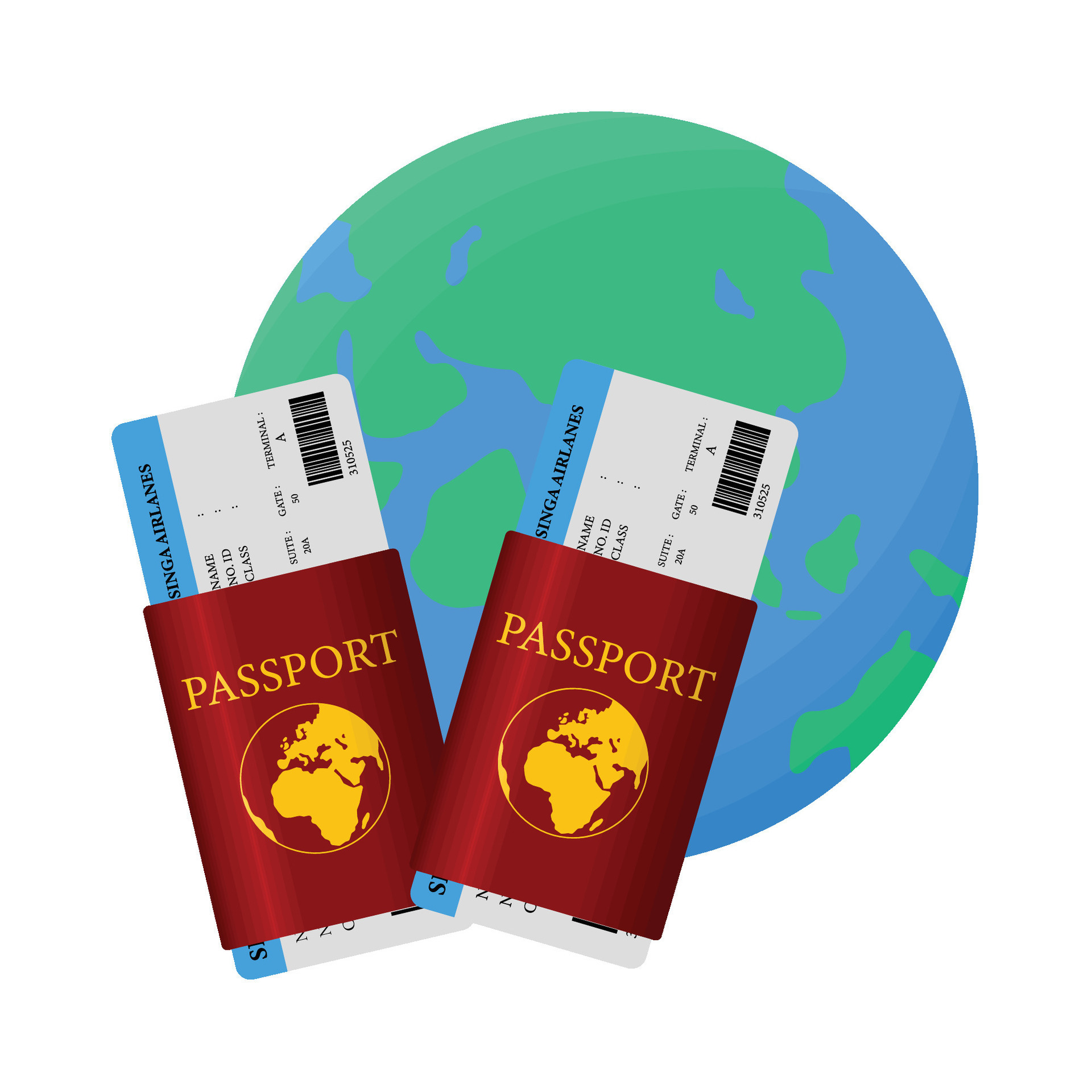 Illustration Of Passport 36233018 Vector Art At Vecteezy