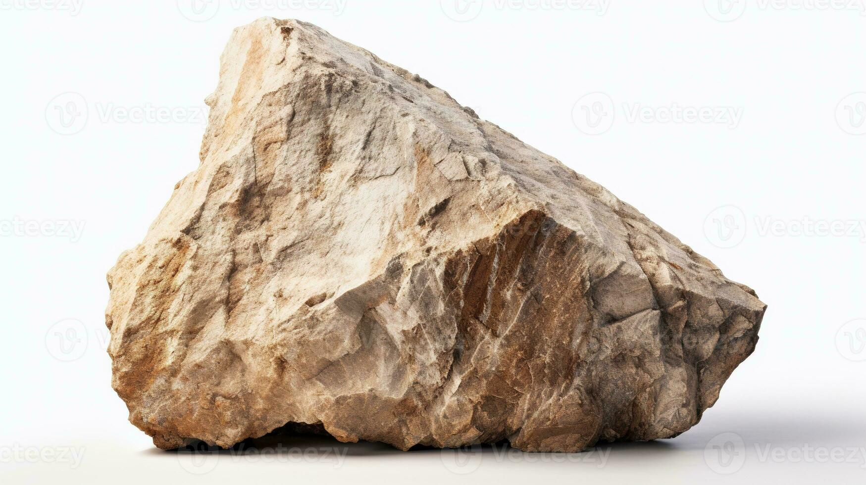 AI generated Rock on White Background. Stone, Decoration, Earth, Soil 36234075 Stock Photo at ...