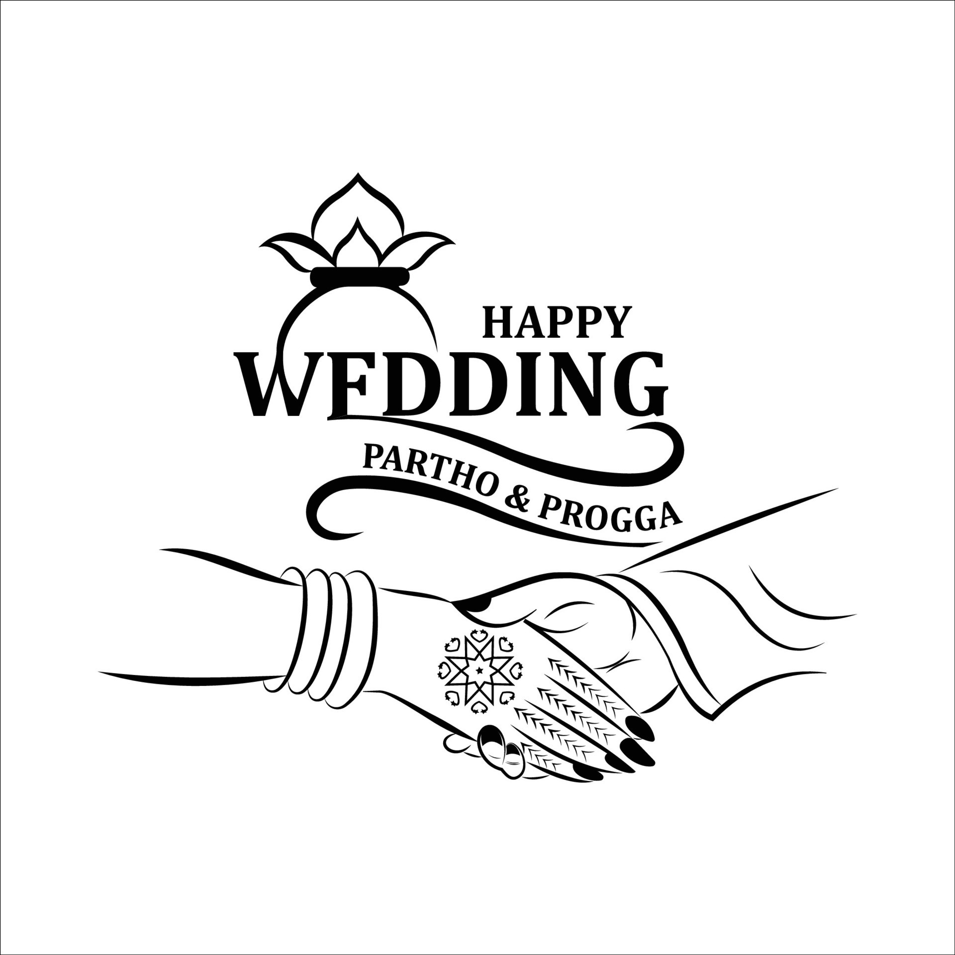 shubh vivah hindi caligrafía logo para Boda invitación tarjeta vector ... shubh vivah hindi caligrafía logo para Boda invitación tarjeta vector ...