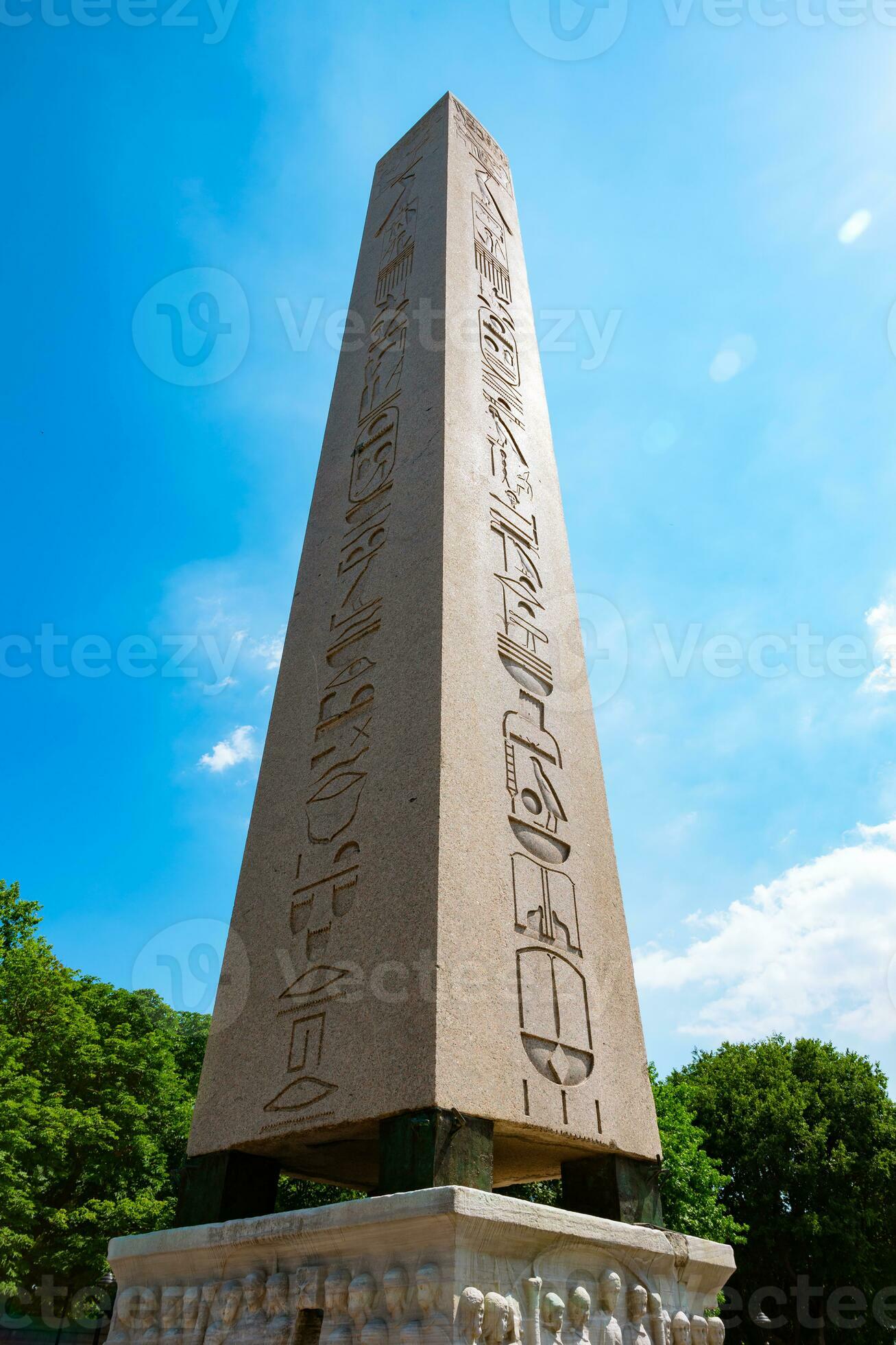 Obelisk of theodosius vertical photo. Landmarks of Istanbul background photo 36255055 Stock ...