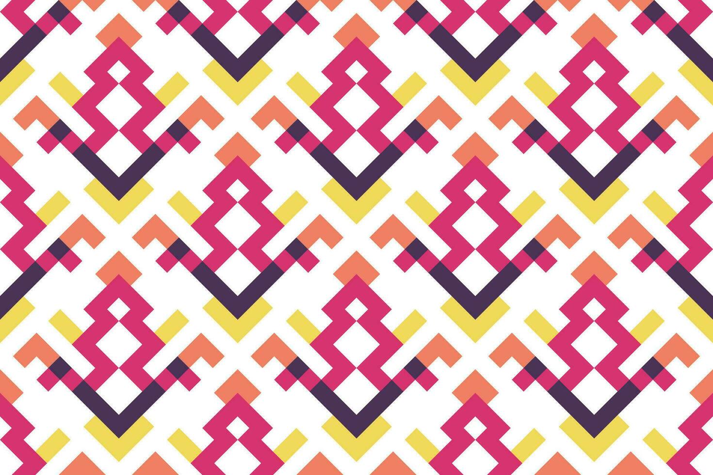 Geometric Seamless Pattern Abstract Graphic Background With Squares Lines Grid Simple Geo