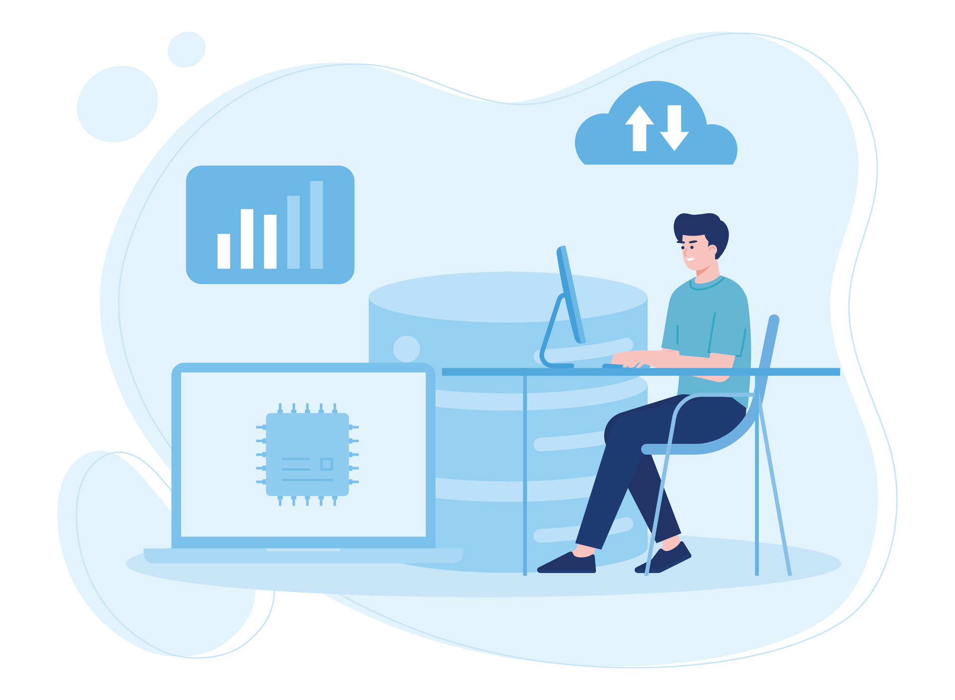 Database Analysis Statistical Reports Automation Of Information Ncept Flat