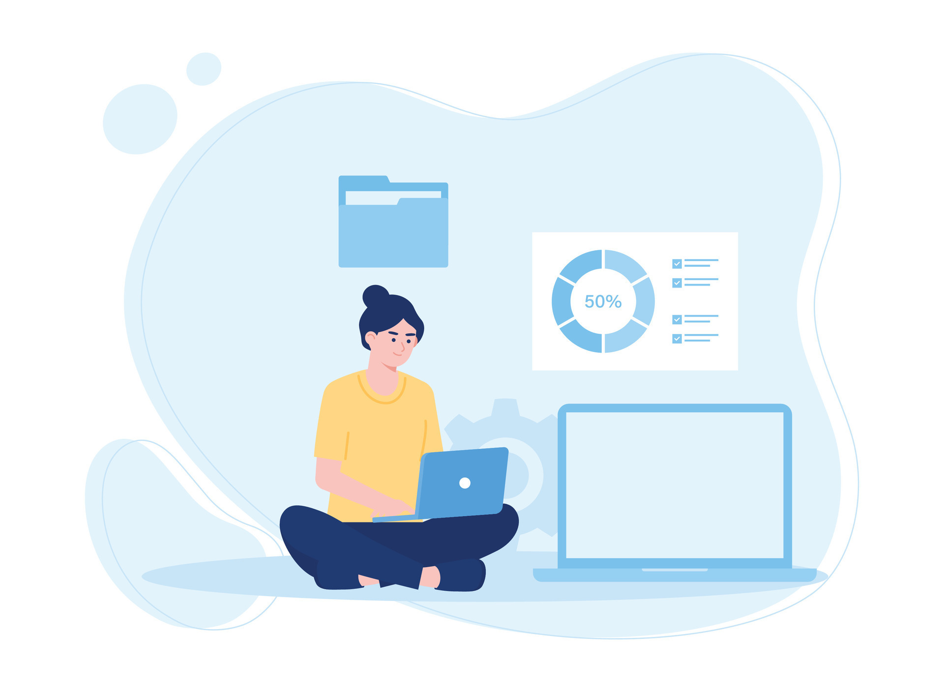 Database Analysis Statistical Reports Automation Of Information Ncept Flat