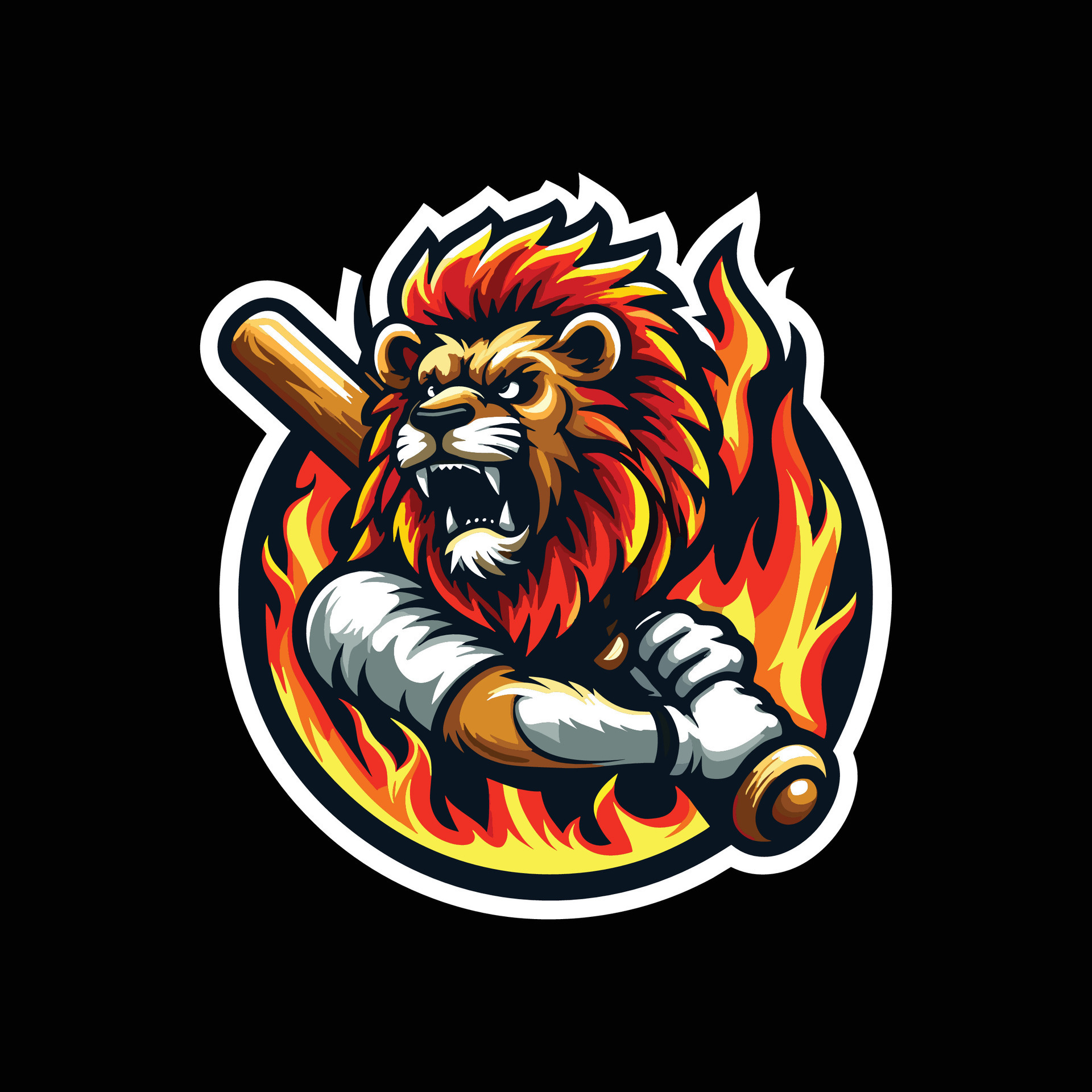 ANGRY LION BASEBALL MASCOT LOGO VECTOR 36261498 Vector Art at Vecteezy ANGRY LION BASEBALL MASCOT LOGO VECTOR 36261498 Vector Art at Vecteezy