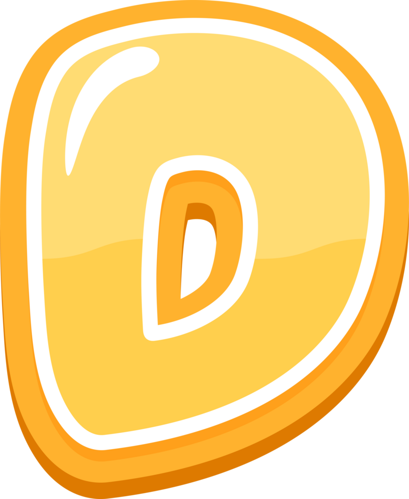 Cute Alphabet Letter D 36273520 PNG