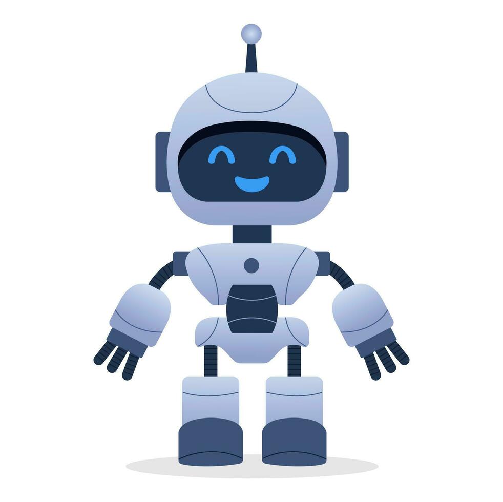 Robot Chatbot Neural Network Ai Servers And Robots Technology Set Of Cute Robot Ai Character