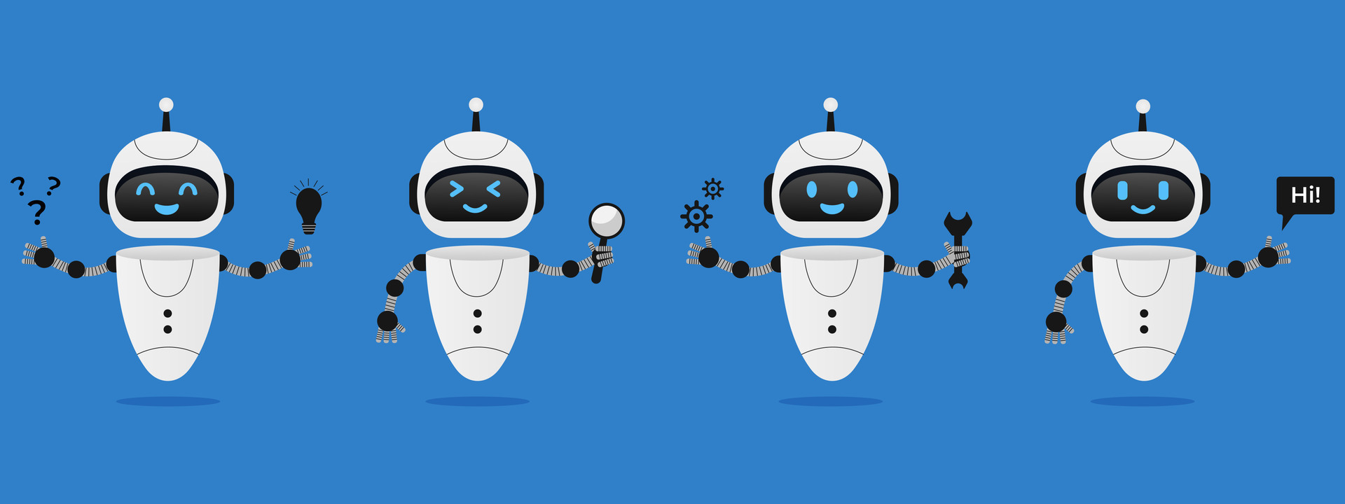 Chatbot Neural Network Ai Servers And Robots Technology Cute Chatbot Ai Character 36273874