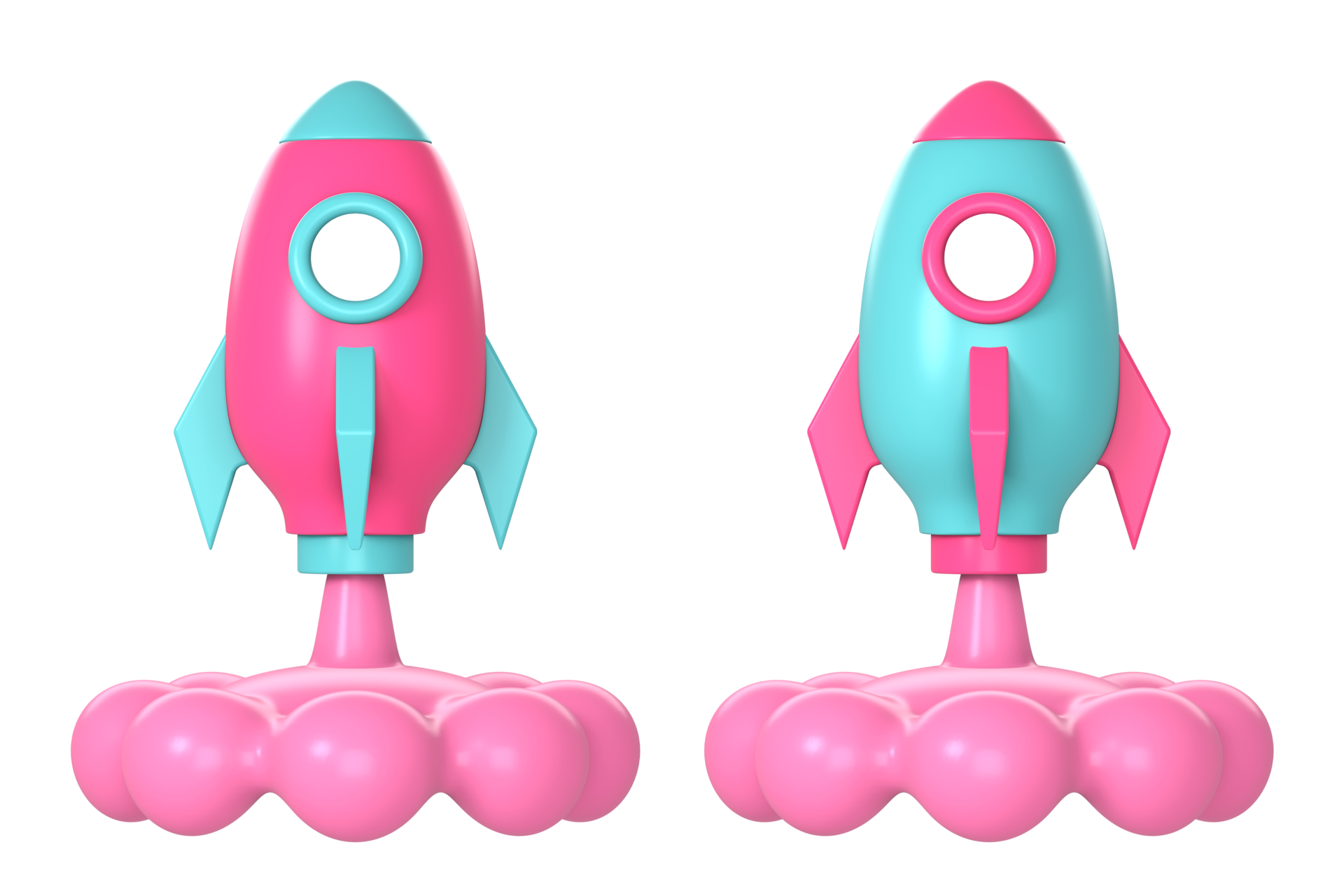 Simple 3d Spaceship Or Spacecraft Rocket Icon Illustration For Ui Ux Web Mobile Apps Social