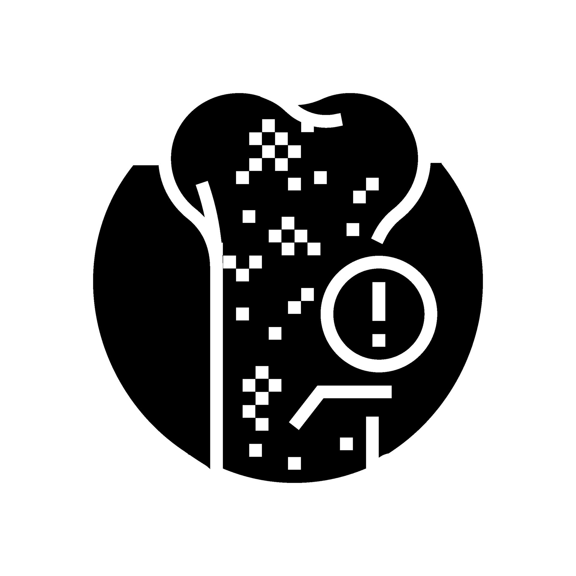 severe osteoporosis bone glyph icon vector illustration 36278980 Vector ... severe osteoporosis bone glyph icon vector illustration 36278980 Vector ...