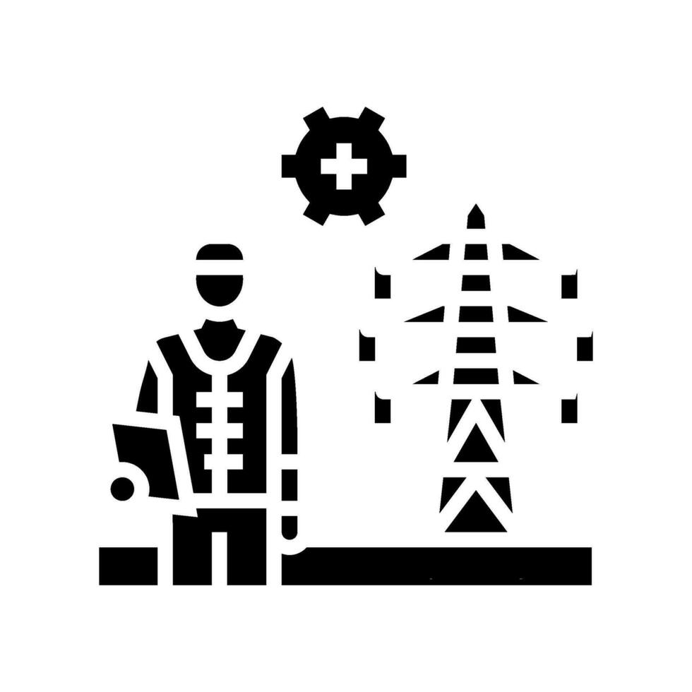 maintenance electric grid glyph icon vector illustration 36279592 ... maintenance electric grid glyph icon vector illustration 36279592 ...