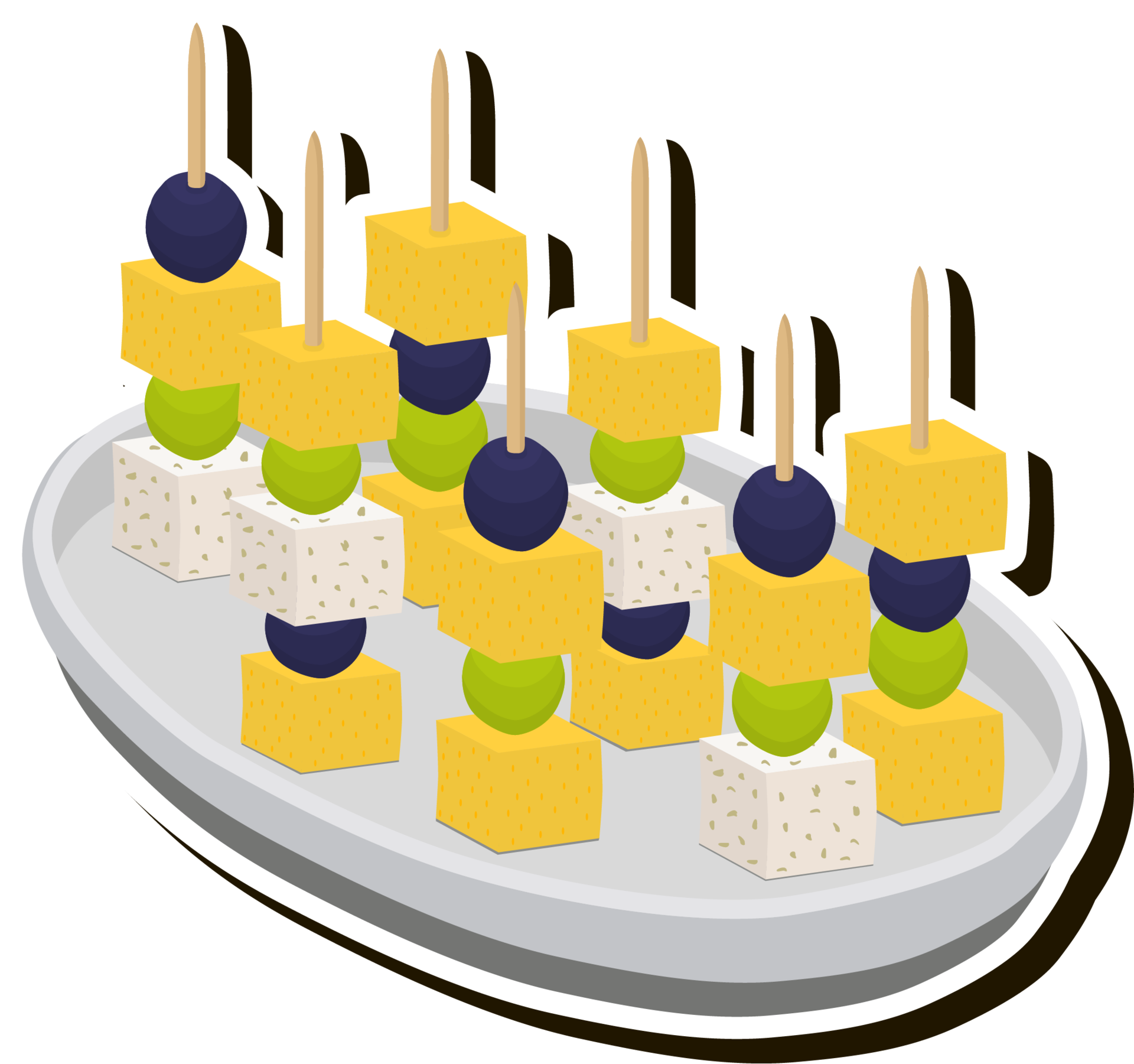 big set various types beautiful tasty canape 36281228 PNG big set various types beautiful tasty canape 36281228 PNG