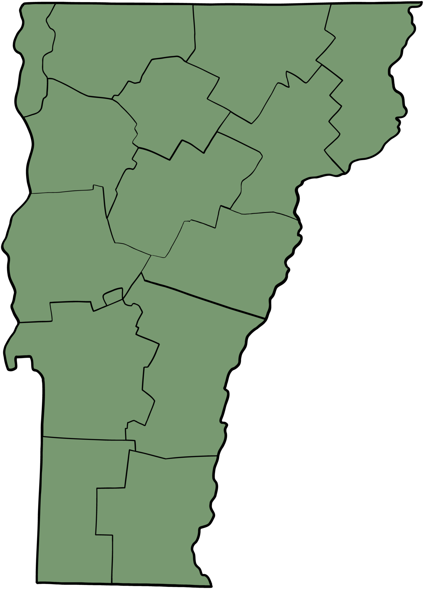 Doodle Freehand Drawing Of Vermont State Map 36283175 Png