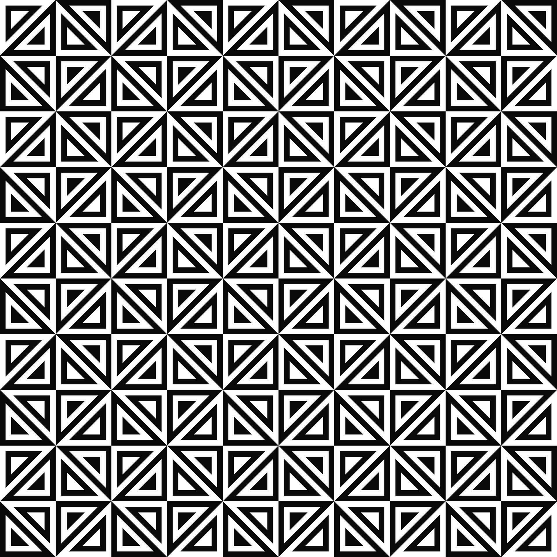 Seamless Monochrome Triangle Pattern Design Vector Background 36285028