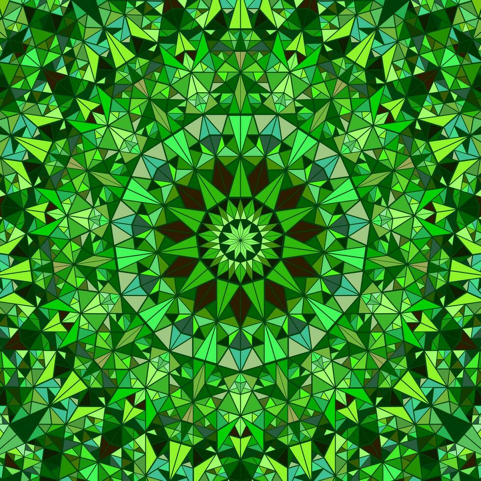 Polygonal Geometrical Pattern Mandala Background Design Abstract Colorful Circular Vector