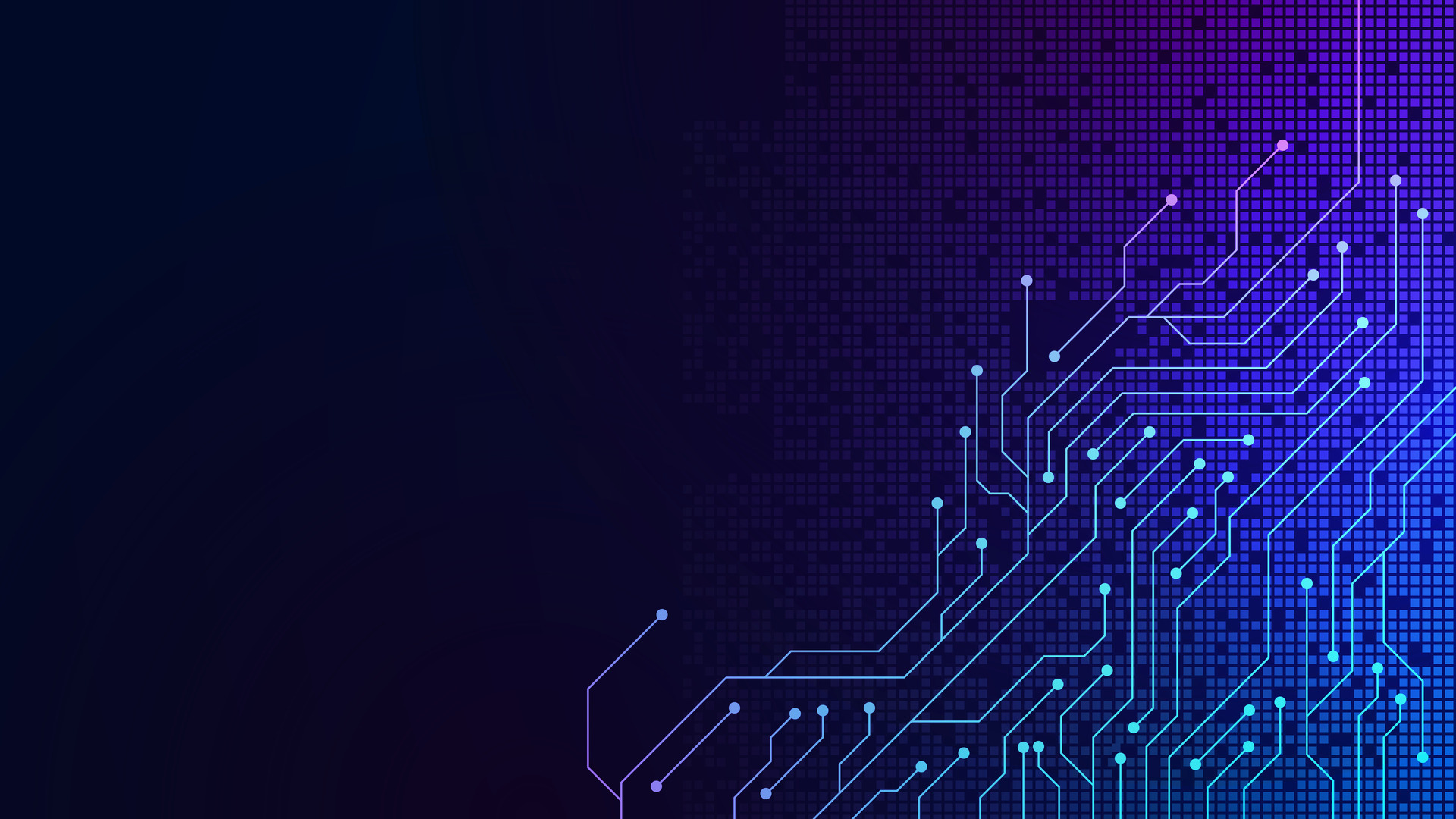 Abstract Blue Circuit Board Technology Futuristic Connection System Digital Data And High Tech