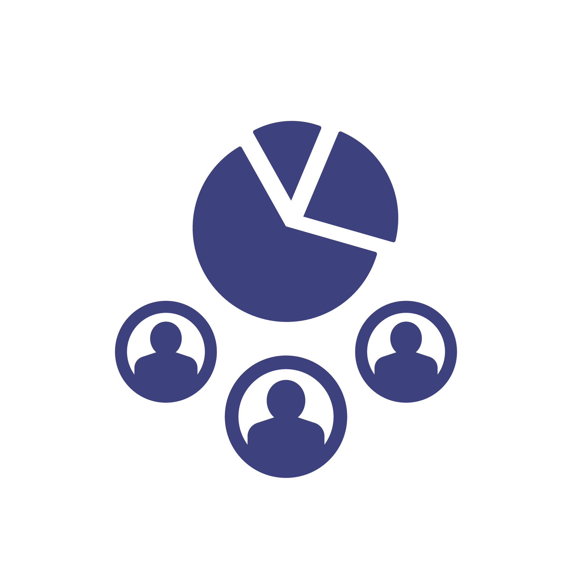 Customer Segmentation Icon On White 36286545 Vector Art At Vecteezy