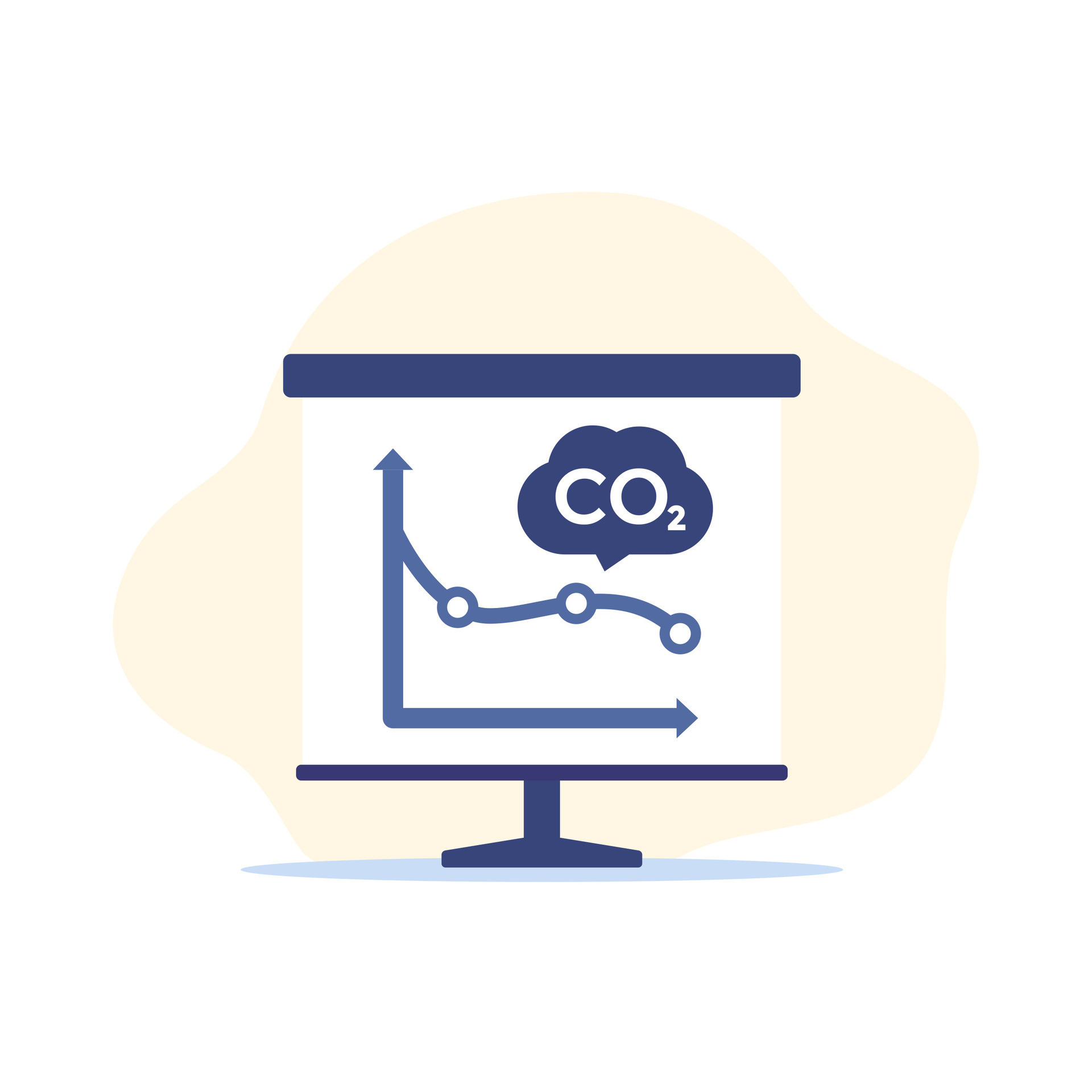 co2, carbon emissions reduction icon with a presentation 36286573 ... co2, carbon emissions reduction icon with a presentation 36286573 ...