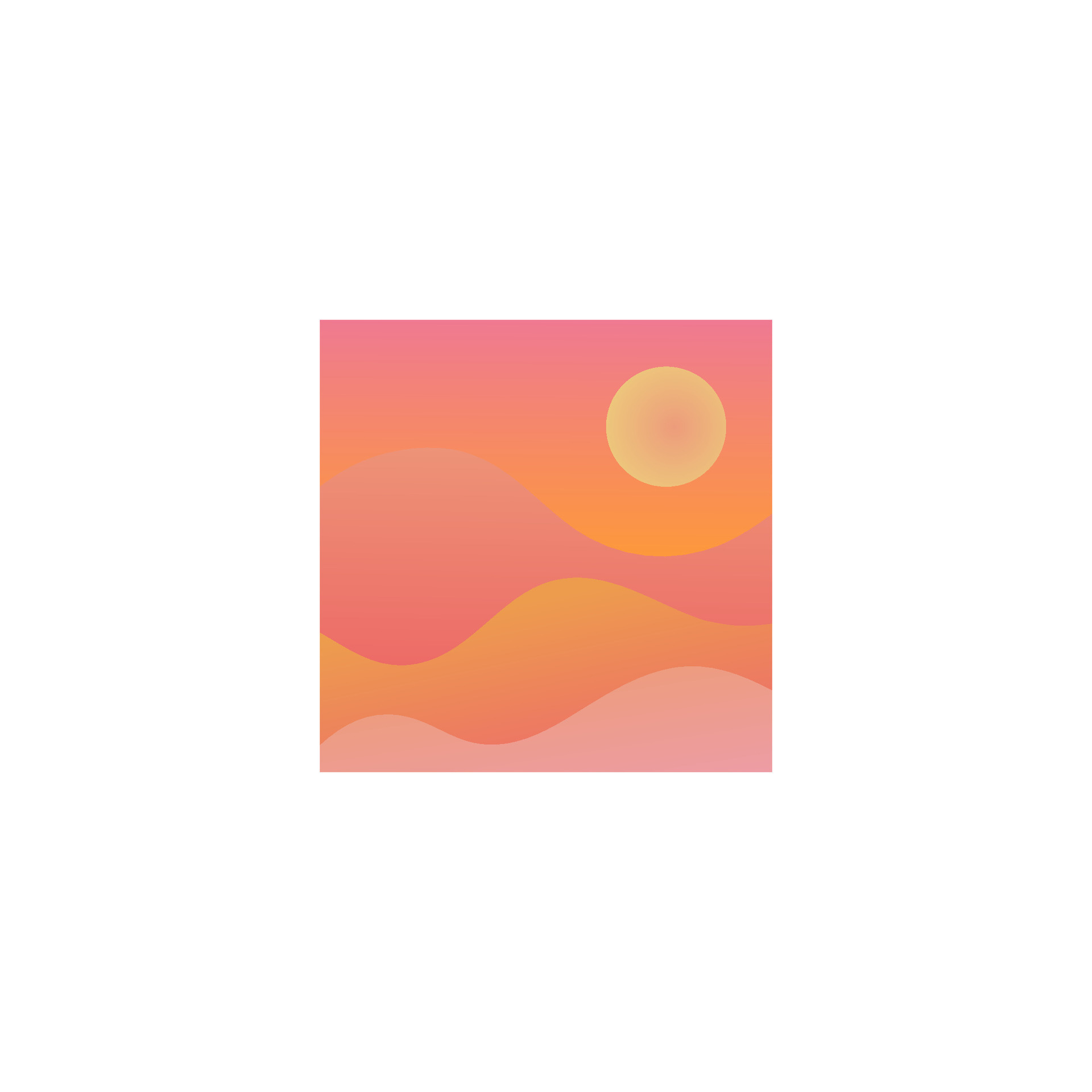 a pink and orange sunset with a mountain in the background 36287039 ...