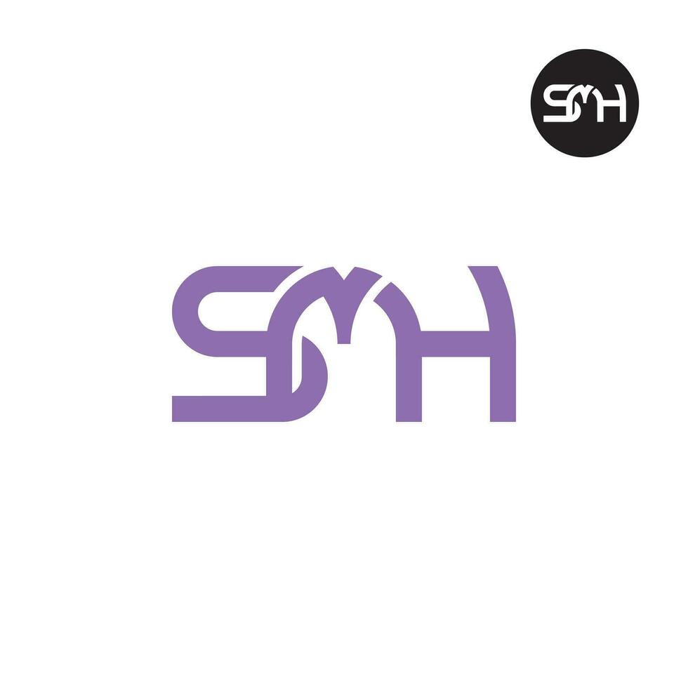 Letter Smh Monogram Logo Design 36288641 Vector Art At Vecteezy