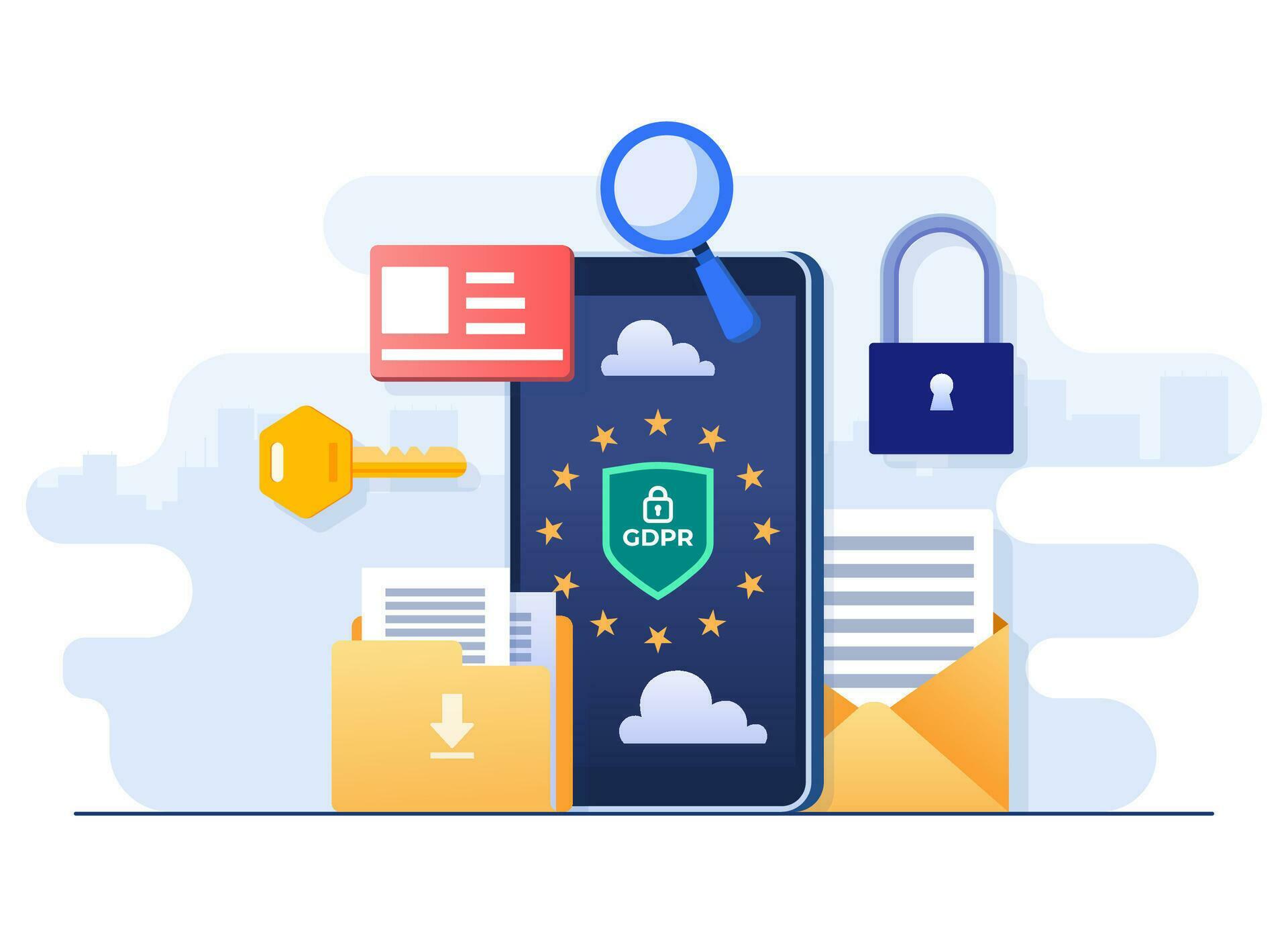 Gdpr General Data Protection Regulation Network Data Security Confidential Data Protection