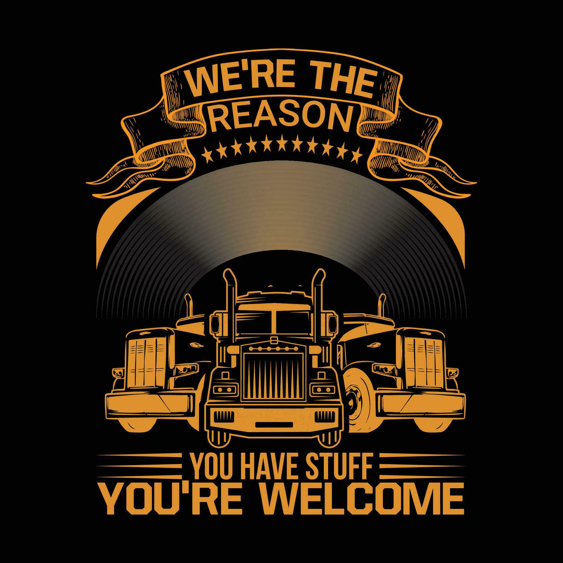 Truckers Truck Truck Driver Truckers Typography Graphic T Shirt