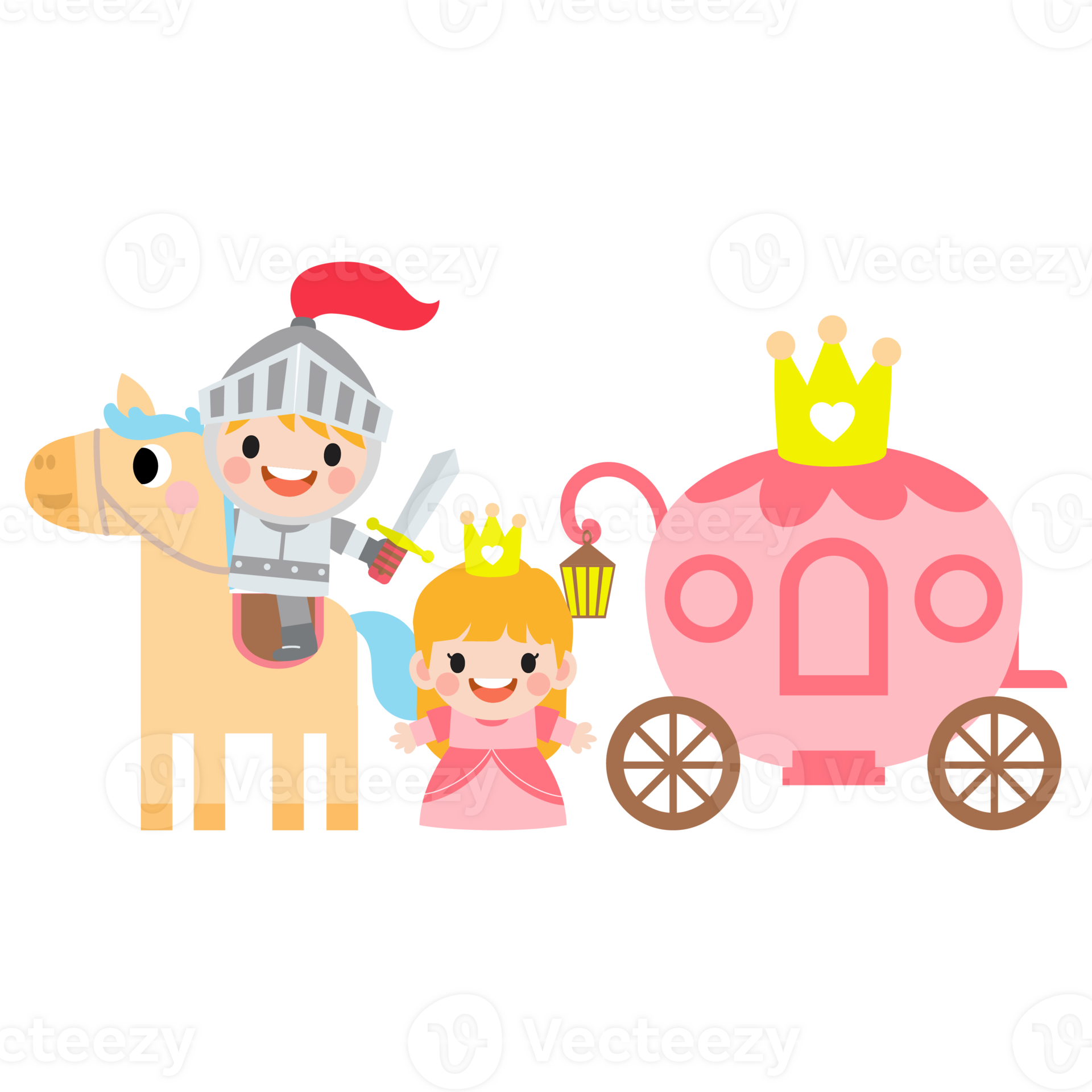 Fantasy knight princess and dragon . prince on horseback holding sword ...