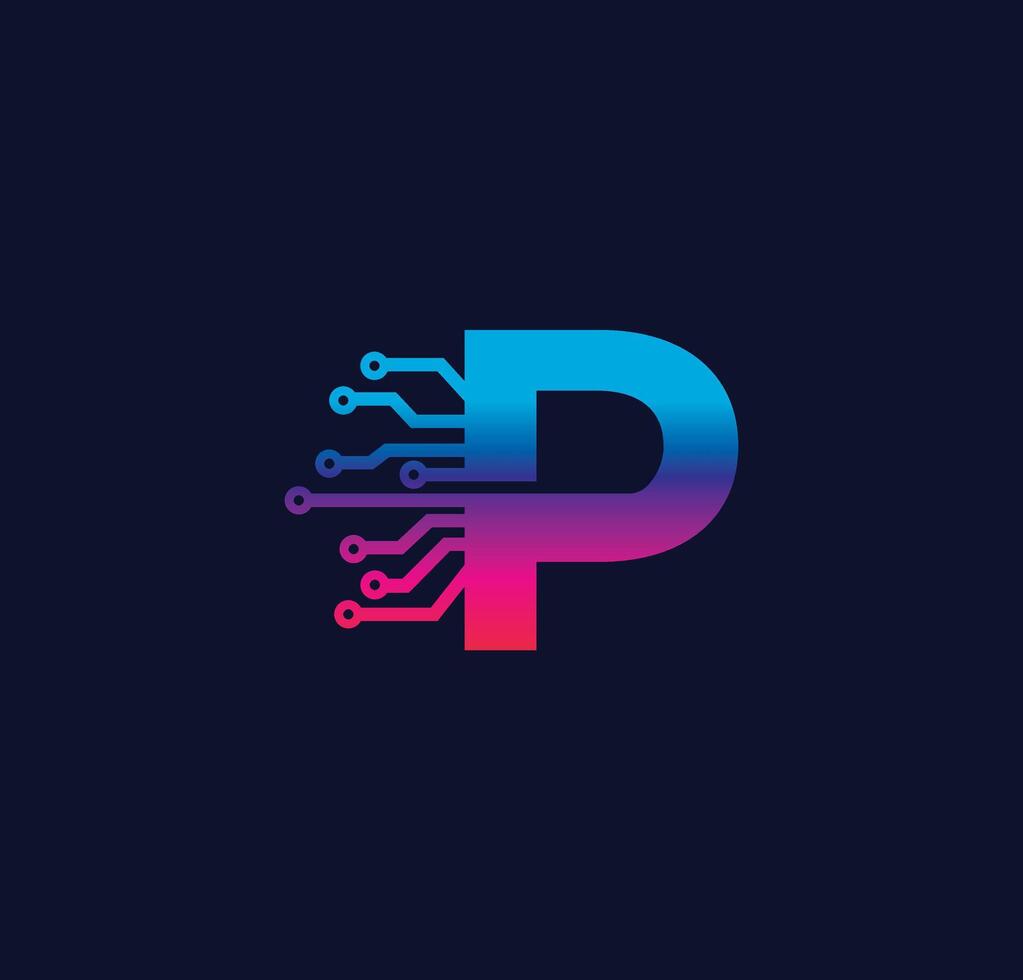 P Alphabet Data Storage Technology Logo Design Concept 36300086 Vector ... P Alphabet Data Storage Technology Logo Design Concept 36300086 Vector ...