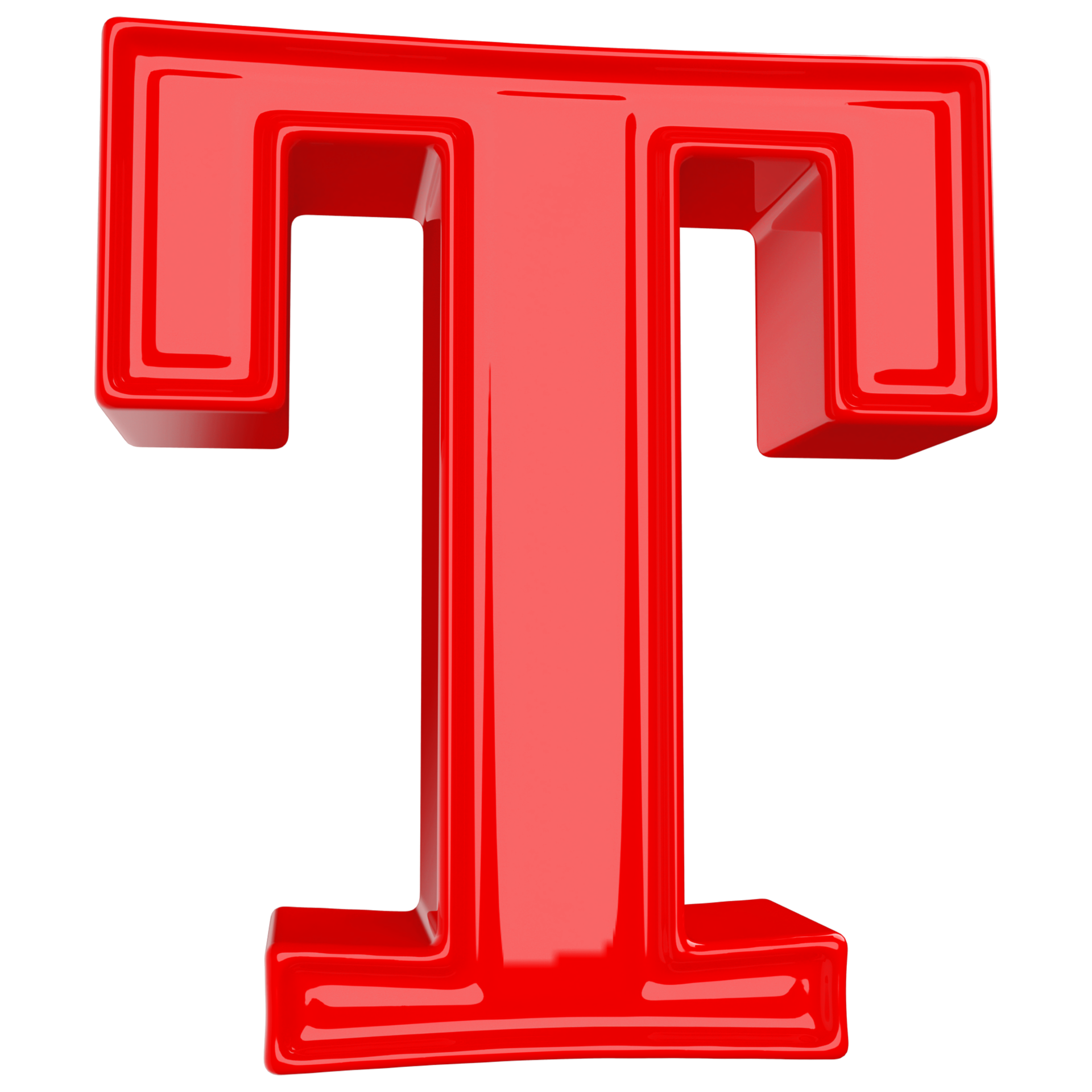 Rojo Letra T Fuente 3d Hacer 36305793 Png