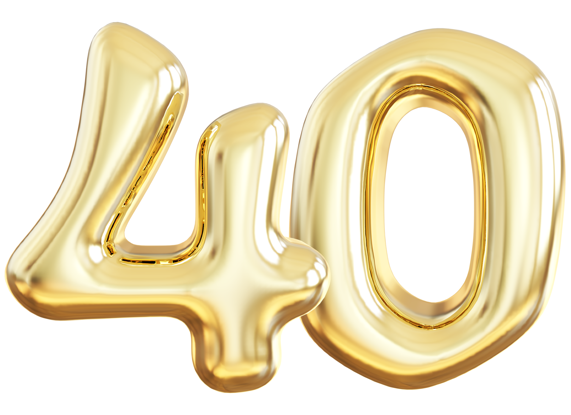 Gold 3d number 40 36308385 PNG Gold 3d number 40 36308385 PNG