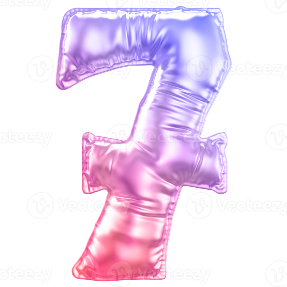 pente bulle nombre sept 36308387 PNG